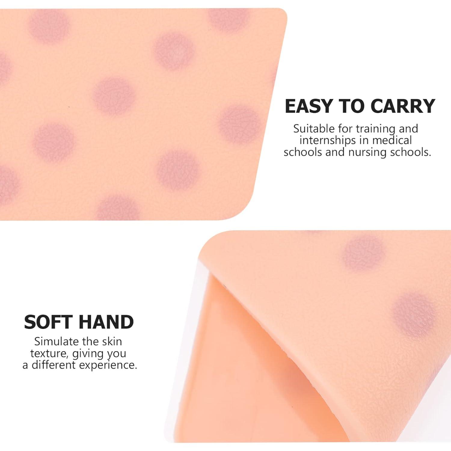 Silicone Practice Pad Set | Subcutaneous Nursing Model with Injection ...