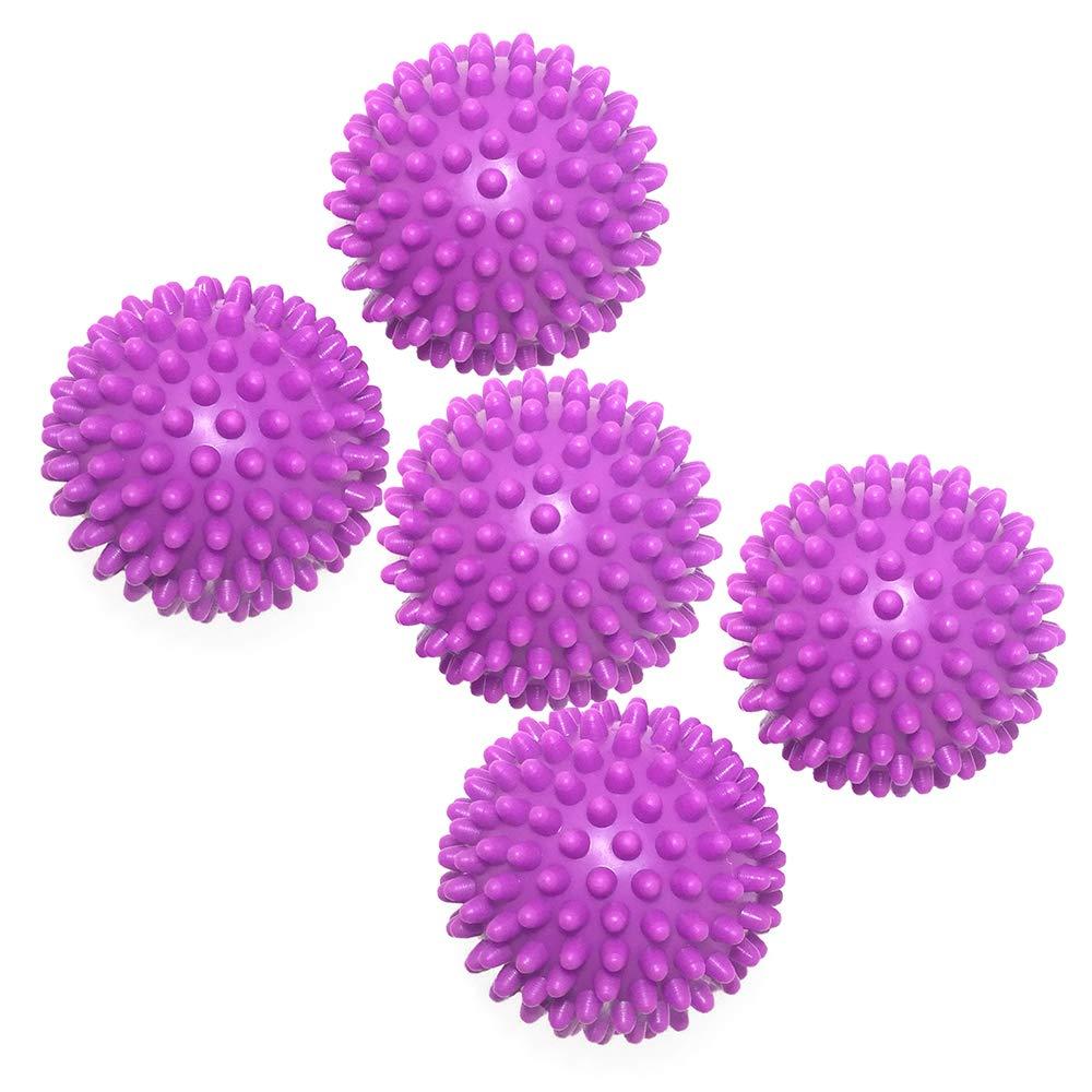 Non Melt Purple Tumble Dryer Balls - Reusable Laundry Drying Balls for ...