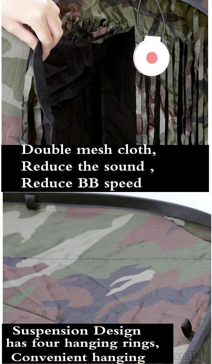 Foldable Portable Airsoft Target with BB Trap, Slingshot Target Box ...