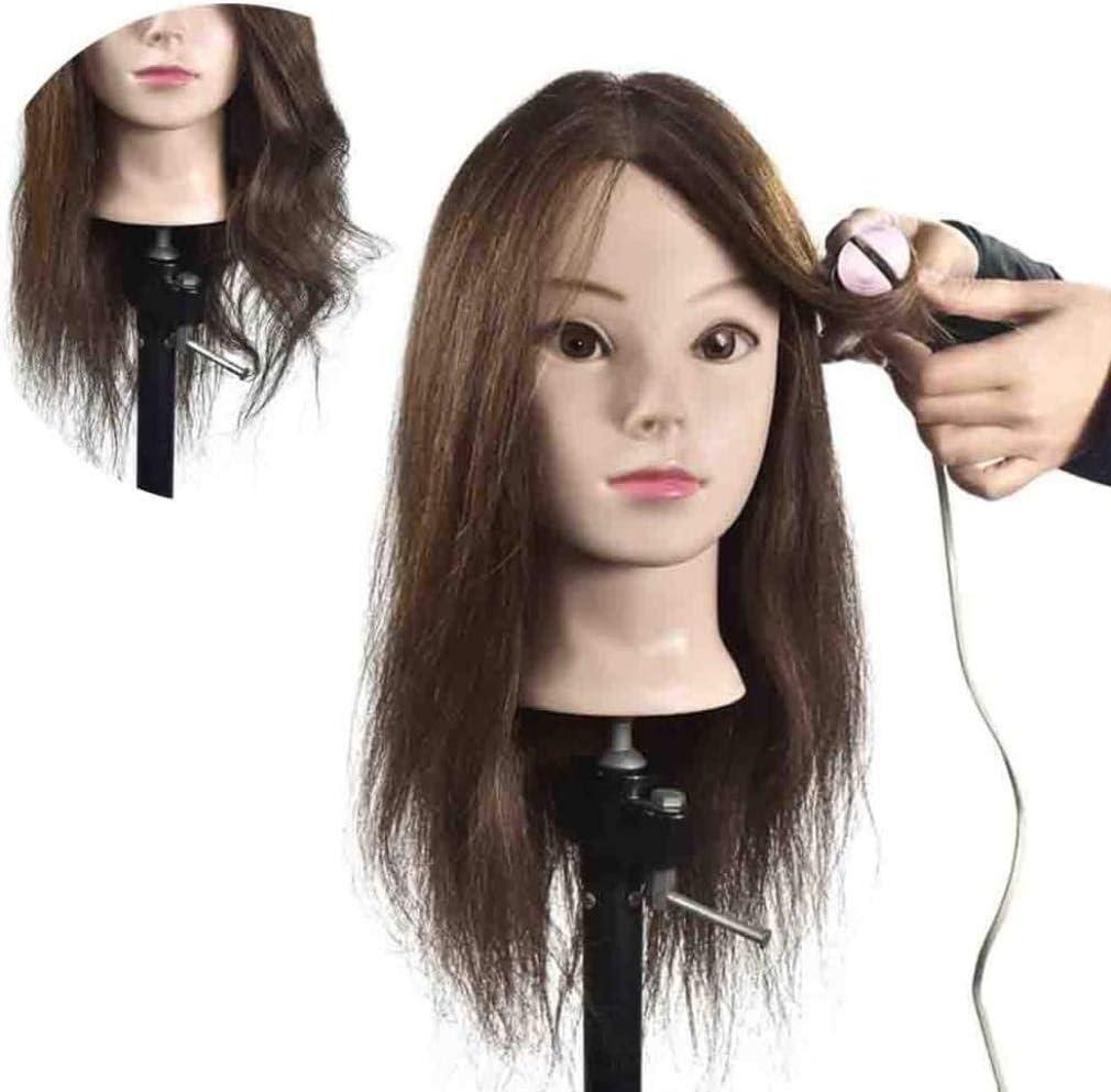 Adjustable Tailor Puppet Head for Hair Training - Real Hair Model for ...
