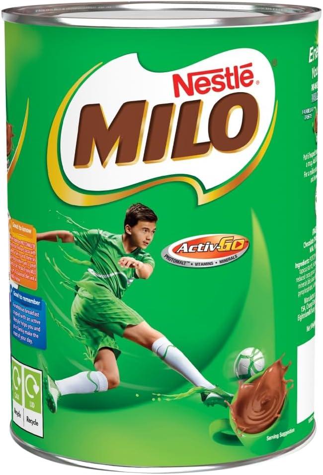 Milo Instant Malt Chocolate Drinking Powder Tin - 400g (Pack of 5 ...