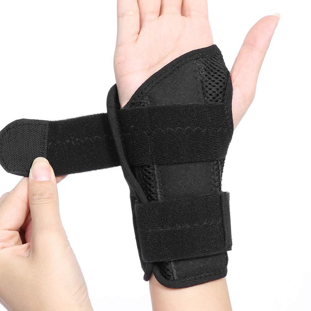 Adjustable Carpal Tunnel Wrist Splint - Right Hand Compression Brace ...