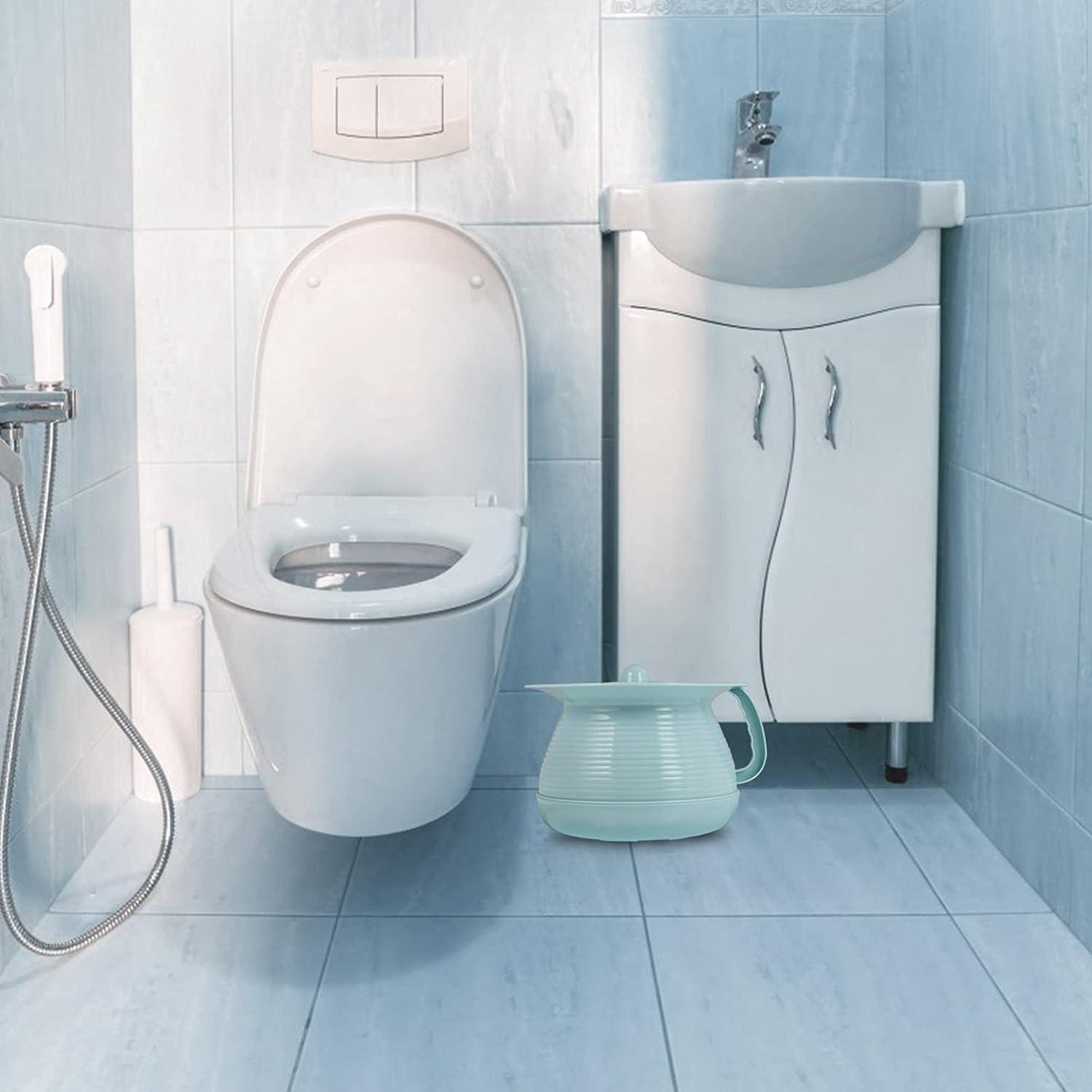 Portable Unisex Toilet Urine Pot with Lid Handle - Camping and Travel ...