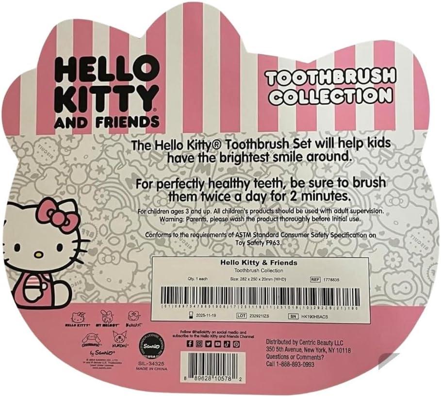 Shop SANRIO Hello Kitty & Friends Toothbrush Set - 5 Characters: Hello ...