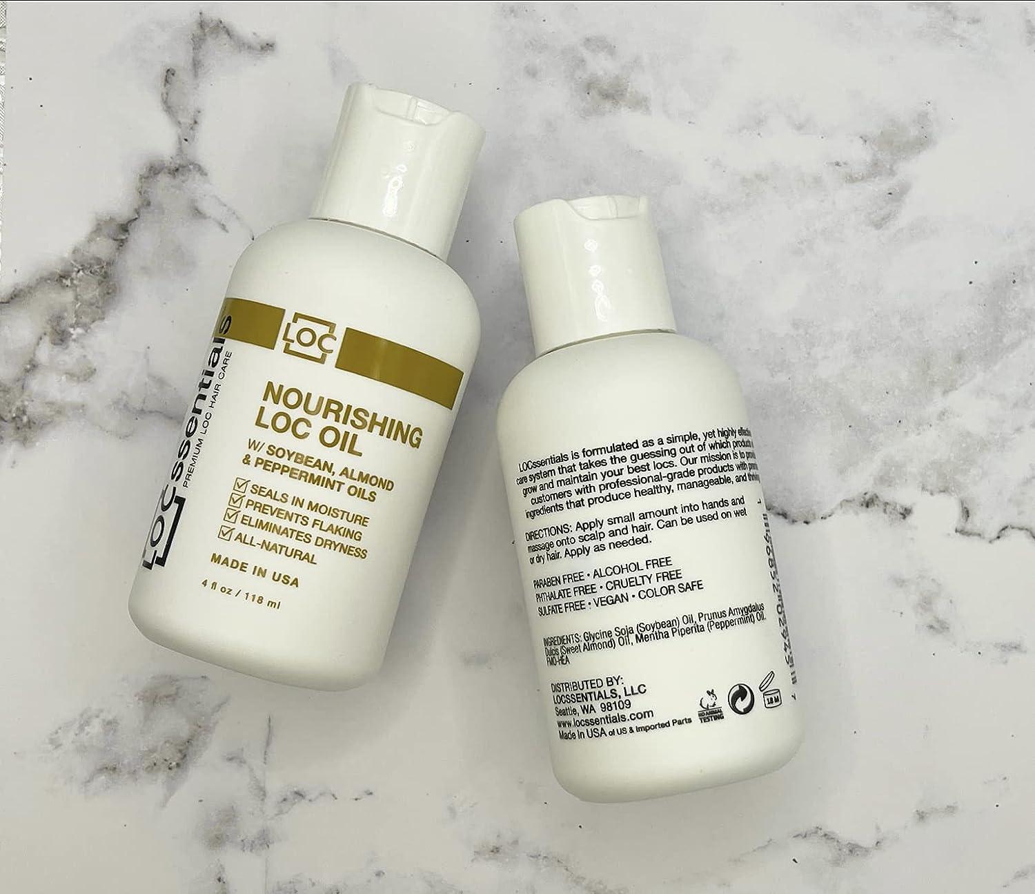 LOCssentials Nourishing Loc Oil for Hair Growth, Strength, and Moisture ...