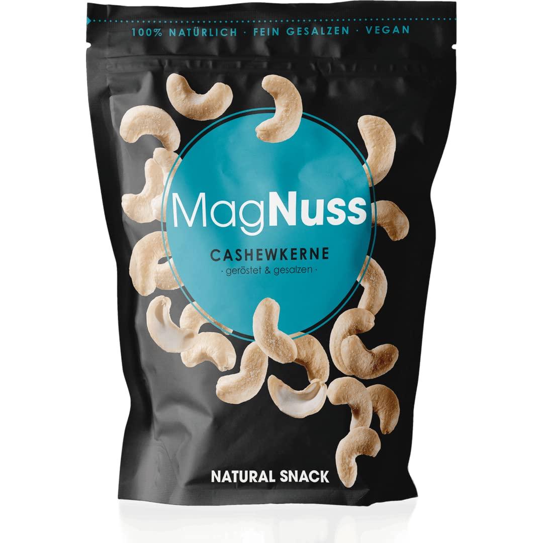 Buy Magnuss Roasted & Salted Cashew Nuts | 12x200g Pack | Crunchy Vegan ...
