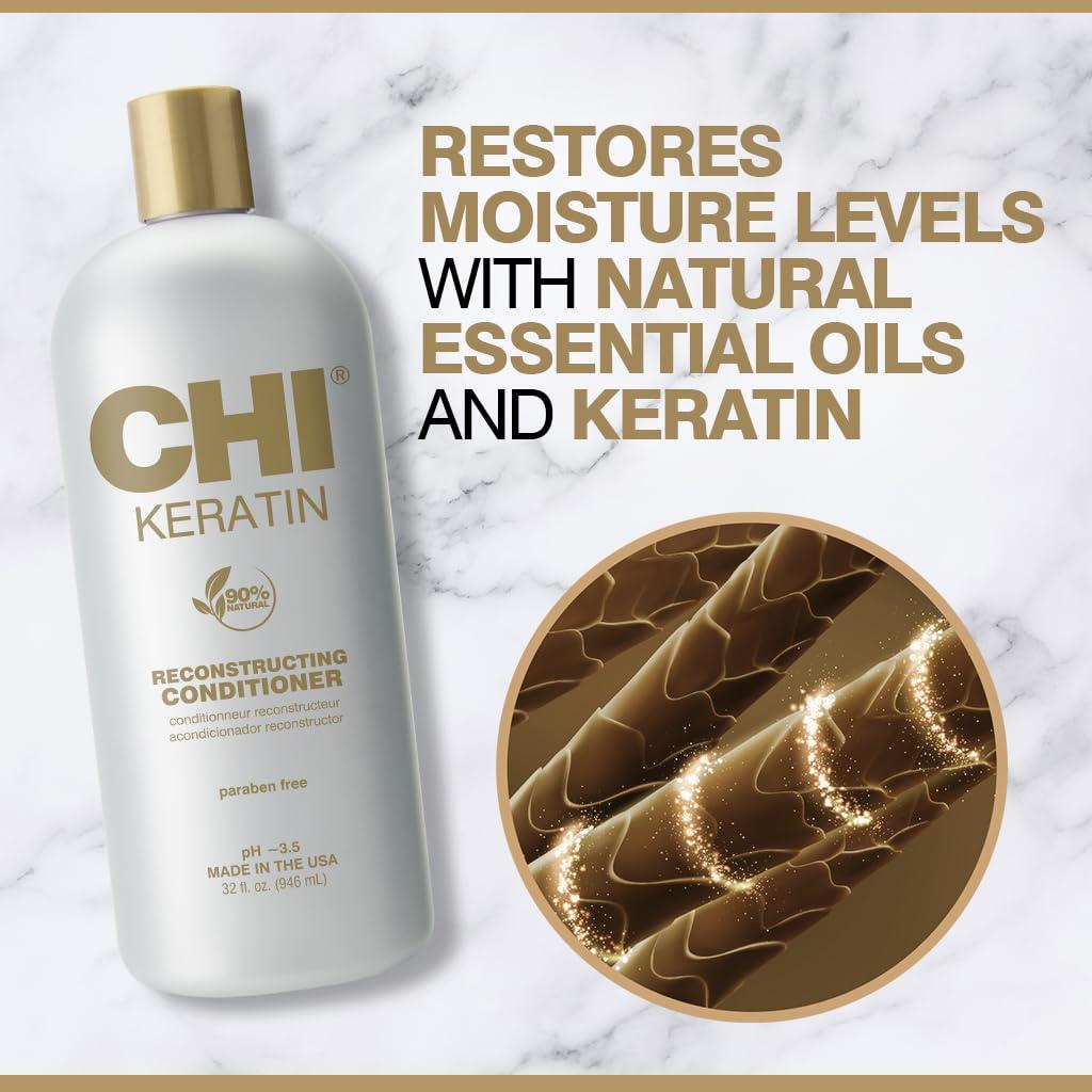 Buy Chi Keratin Reconstructing Conditioner 946 ml - Best for Hair ...