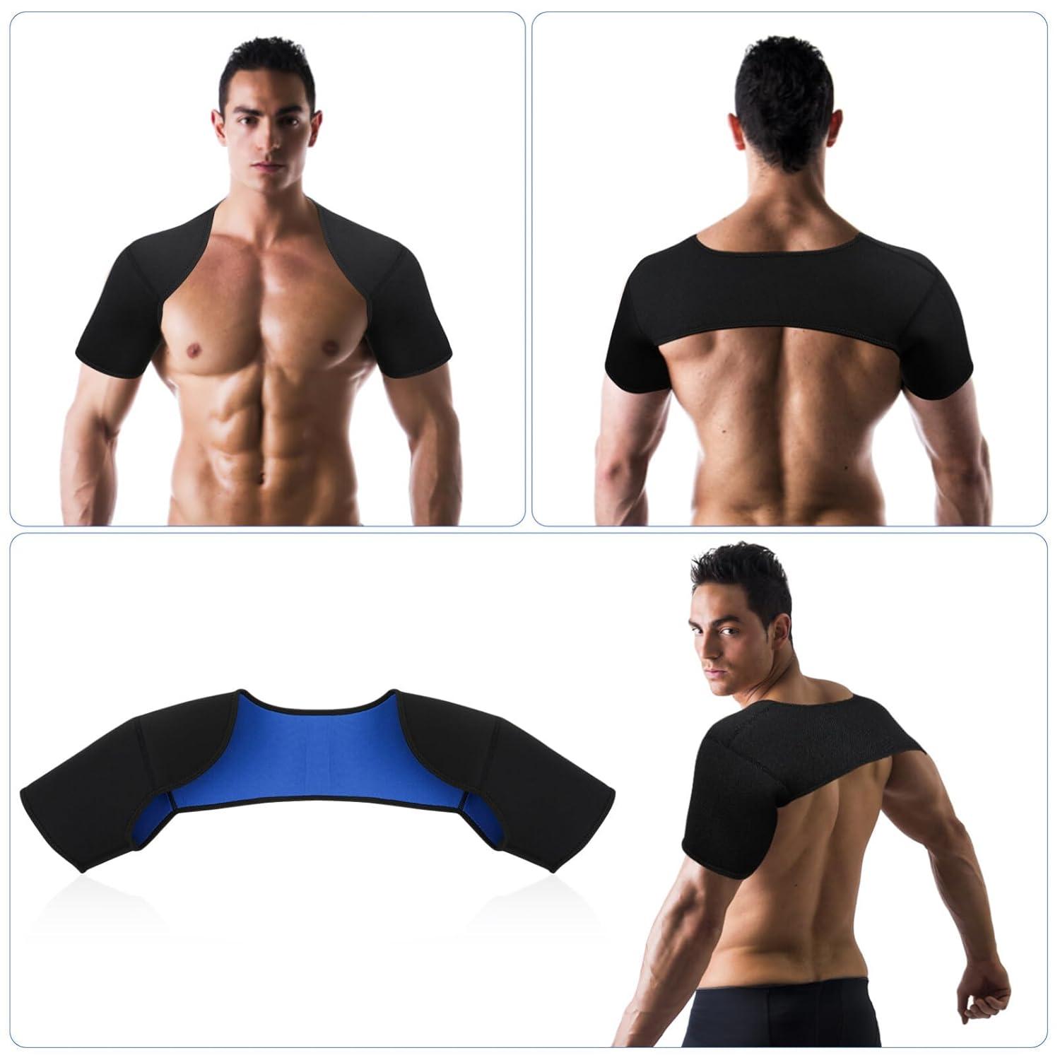 Adjustable Shoulder Covers & Compression Pads for Men | Rotator Support ...