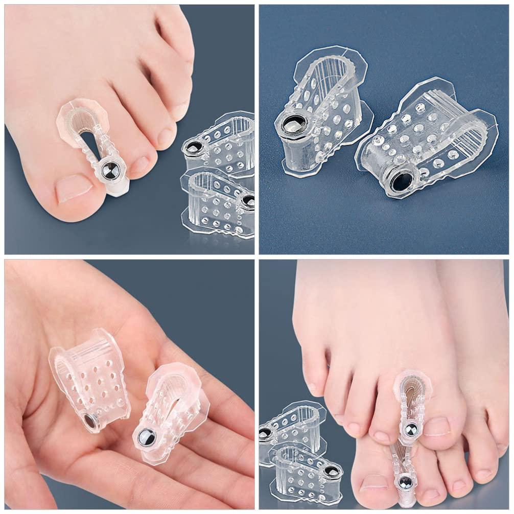 FRCOLOR Thumb Spica Splint Pedicure Tools - 4 Pairs Magnets, Orthotic ...