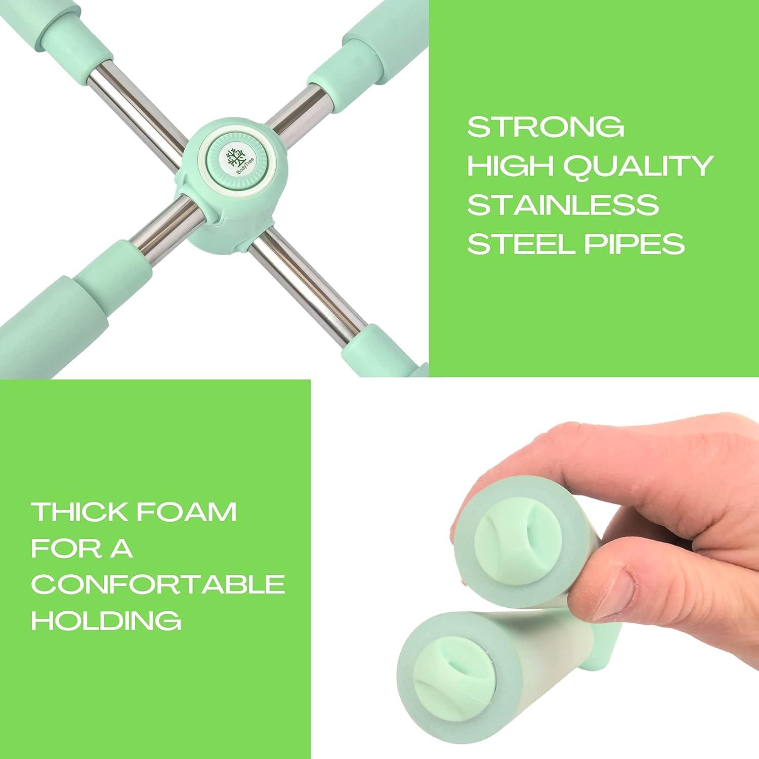 BodyTree Posture Corrector Yoga Cross Stick - Compact and Adjustable ...