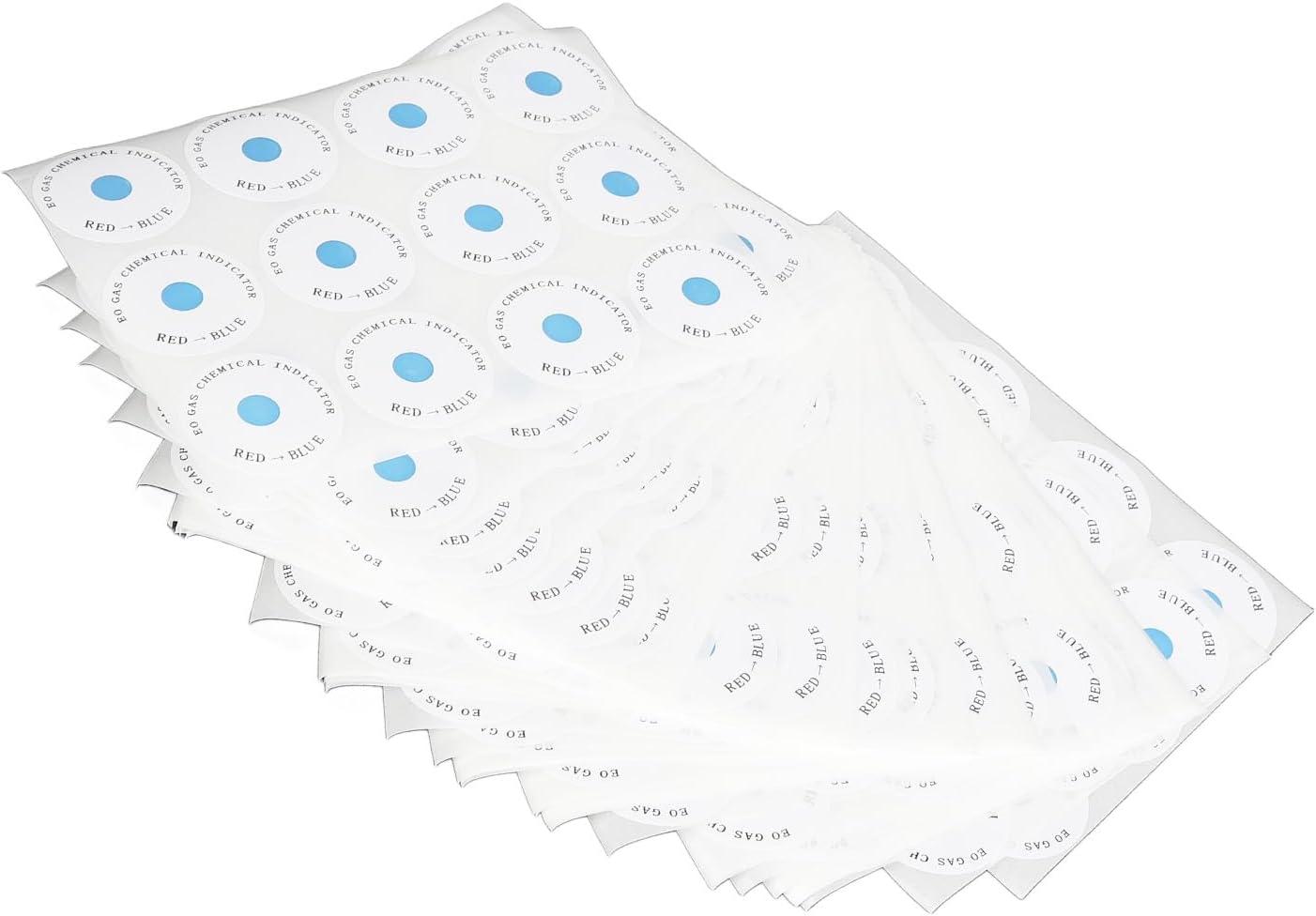EO Indicator Stickers Copper Plate Sticker Color Changed Label for Garments