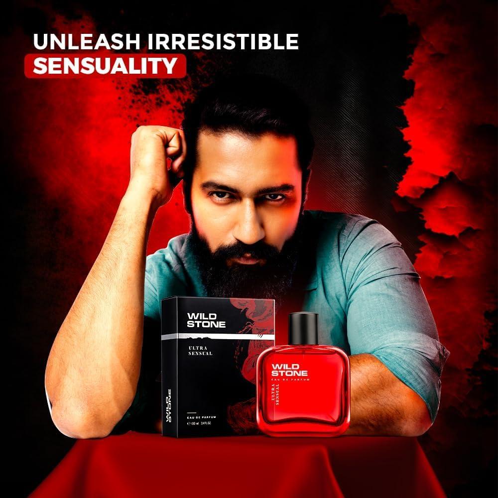 Organic Ultra Sensual Long Lasting Perfume Spray for Men 100ml A Sensory Treat for Casual ...