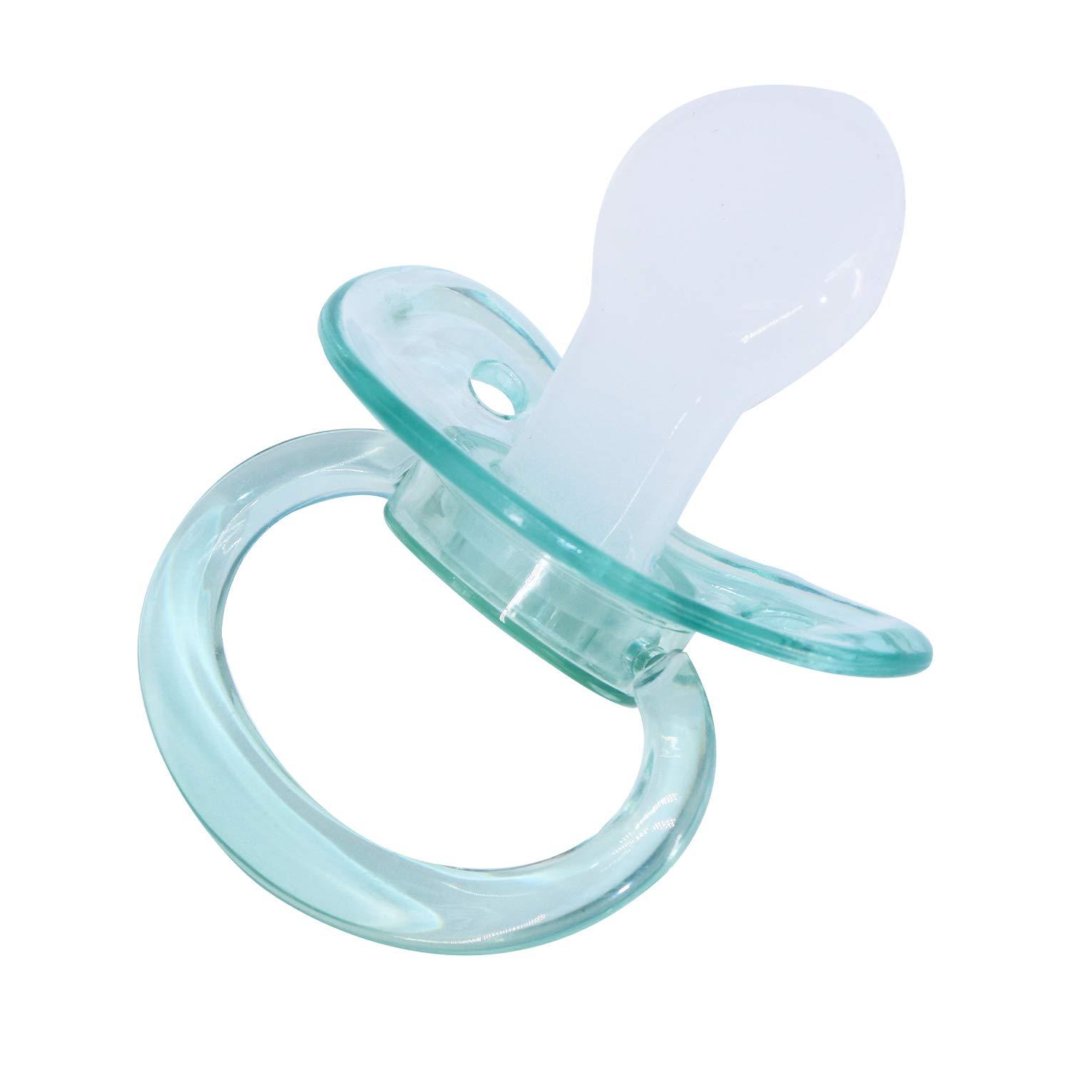 Adult Baby Pacifier ABDL Silicone Candy Gloss Pacifier - Cute Green ...