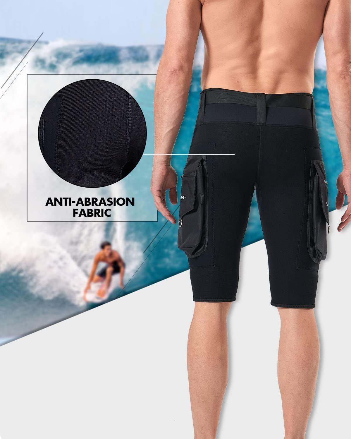 Seaskin 2.5mm Men's Diving Shorts with Pocket - X-Large (New Version ...