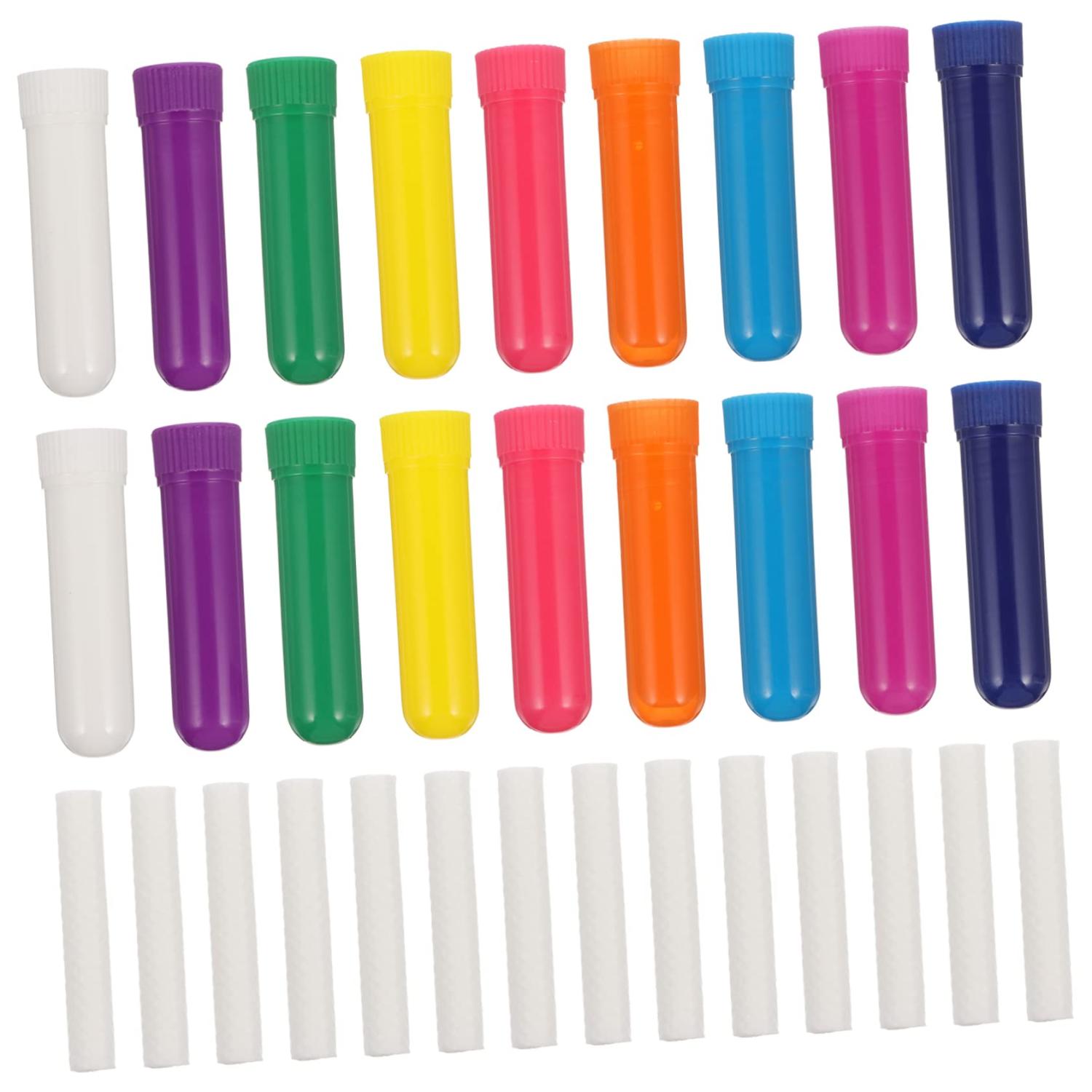 Doitool 30pcs Nasal Tube Mint Essential Oil Blank Inhaler Container ...