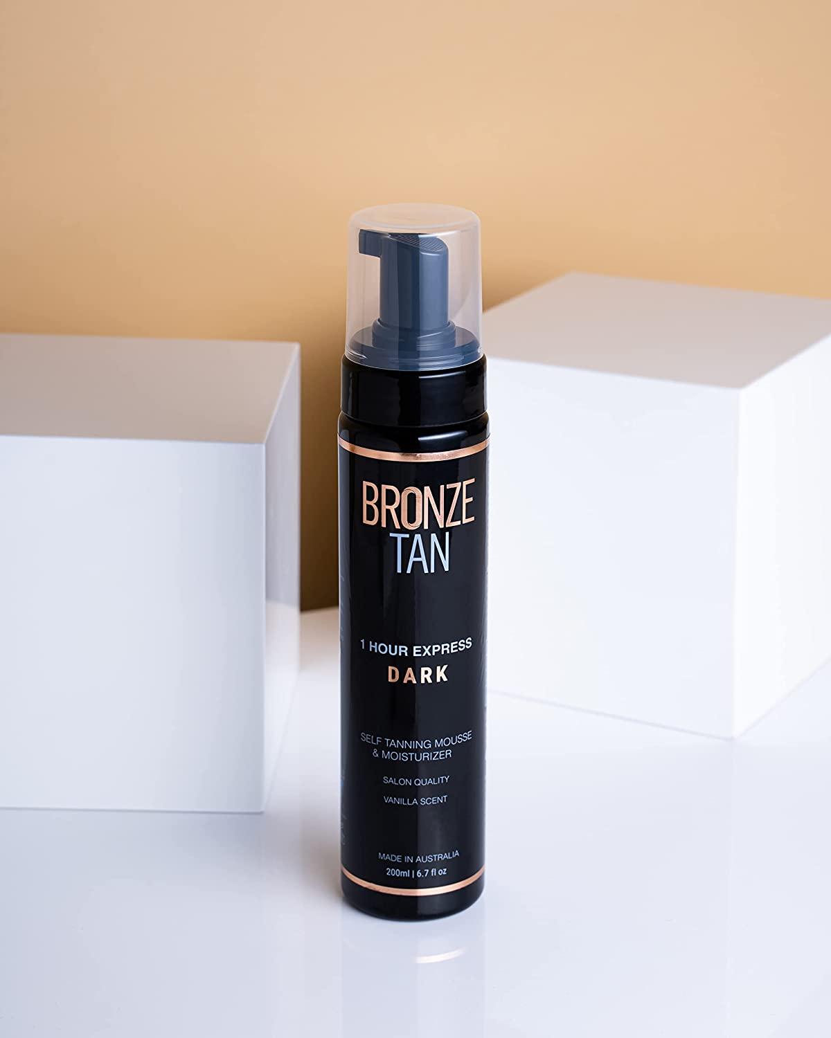 Bronze Tan Self Tanning Mousse (Dark) - Natural Ingredients, Salon ...