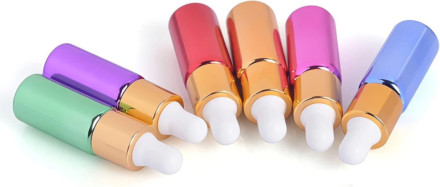 Shop Tianzd 12 Pack Chrome Purple 5ml Drip Bottles with Glass Pipette ...