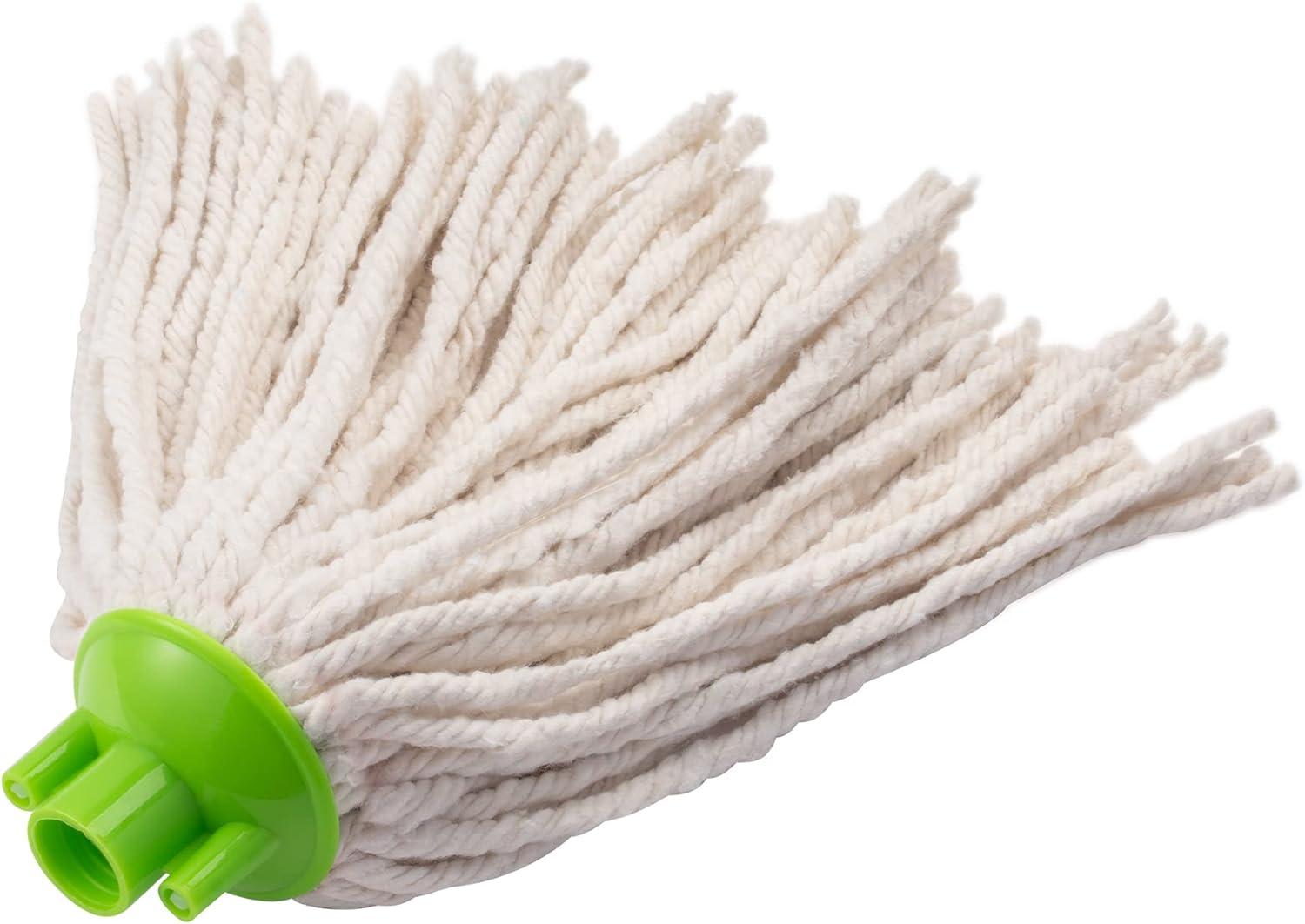 Jazooli 10-Pack Green Mop Heads Replacement for Wet & Dry Cleaning ...