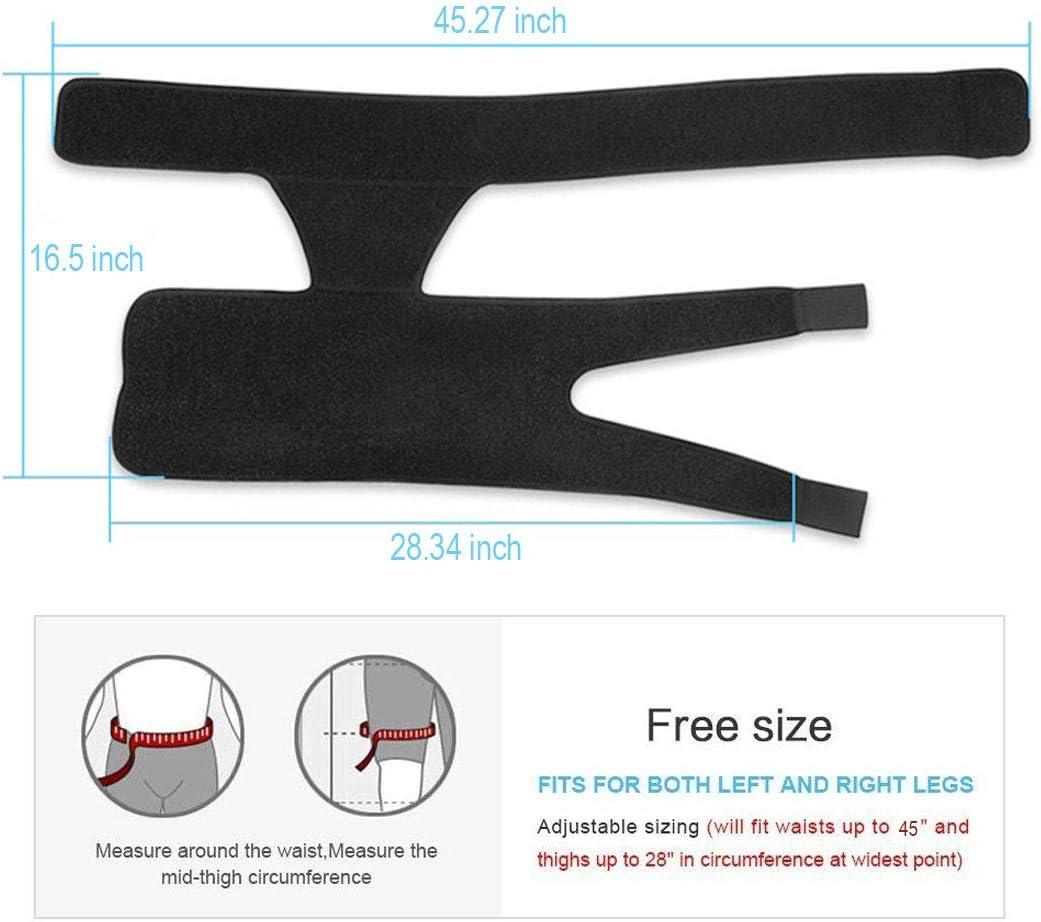 Groin Support Hip Brace for Sciatica Pain Relief - Compression Sleeve ...