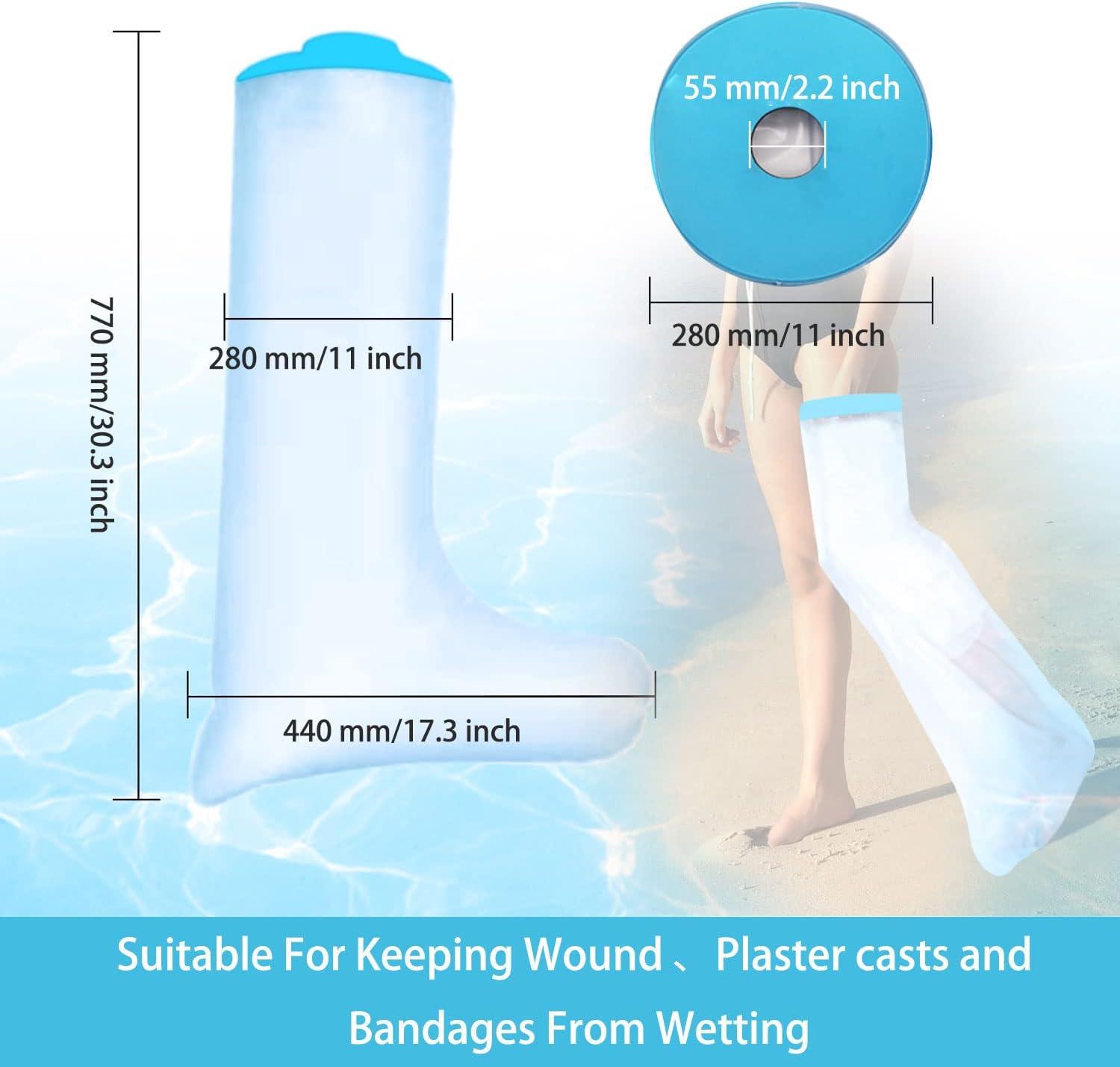 Waterproof Leg Cast Cover for Shower Plaster Cast Waterproof Cover ...