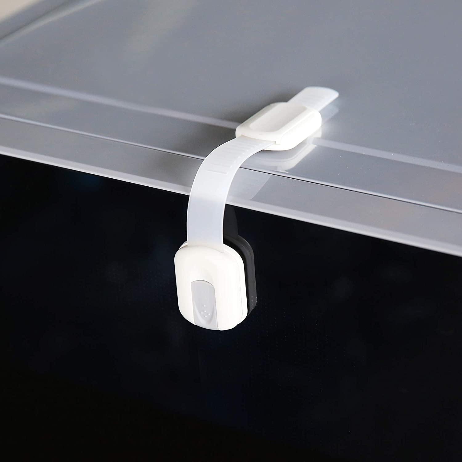 12 Pack Vmaisi Multi-Use Adhesive Straps Locks - Childproofing Baby ...