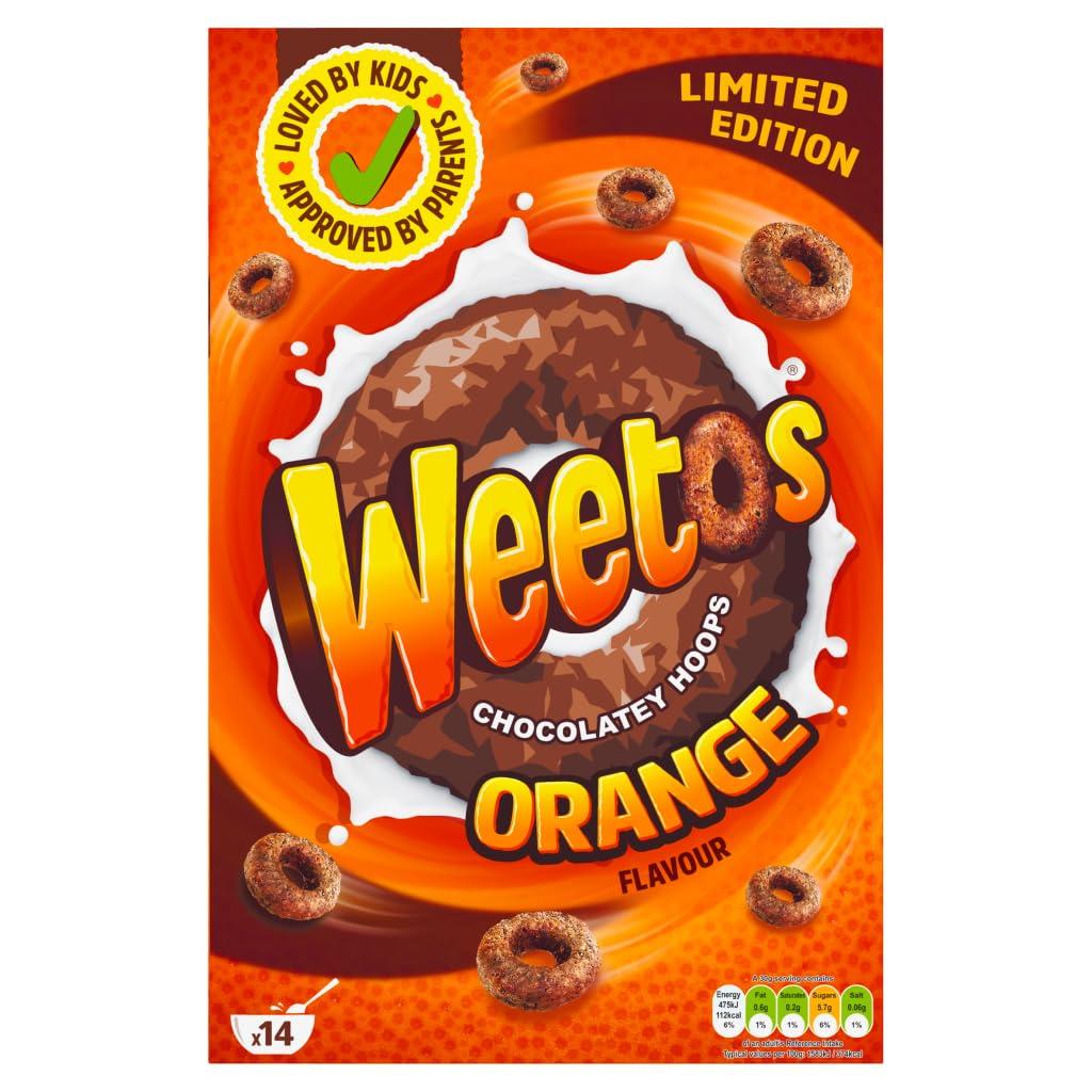 Weetos Limited Edition Chocolatey Hoops Orange Flavour 420g | Buy Now ...