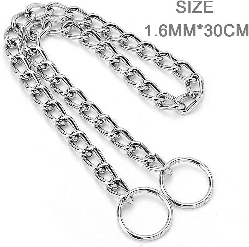 Dog Chain Collar Dog P Chain Choke Chain for Small Dogs Training ...
