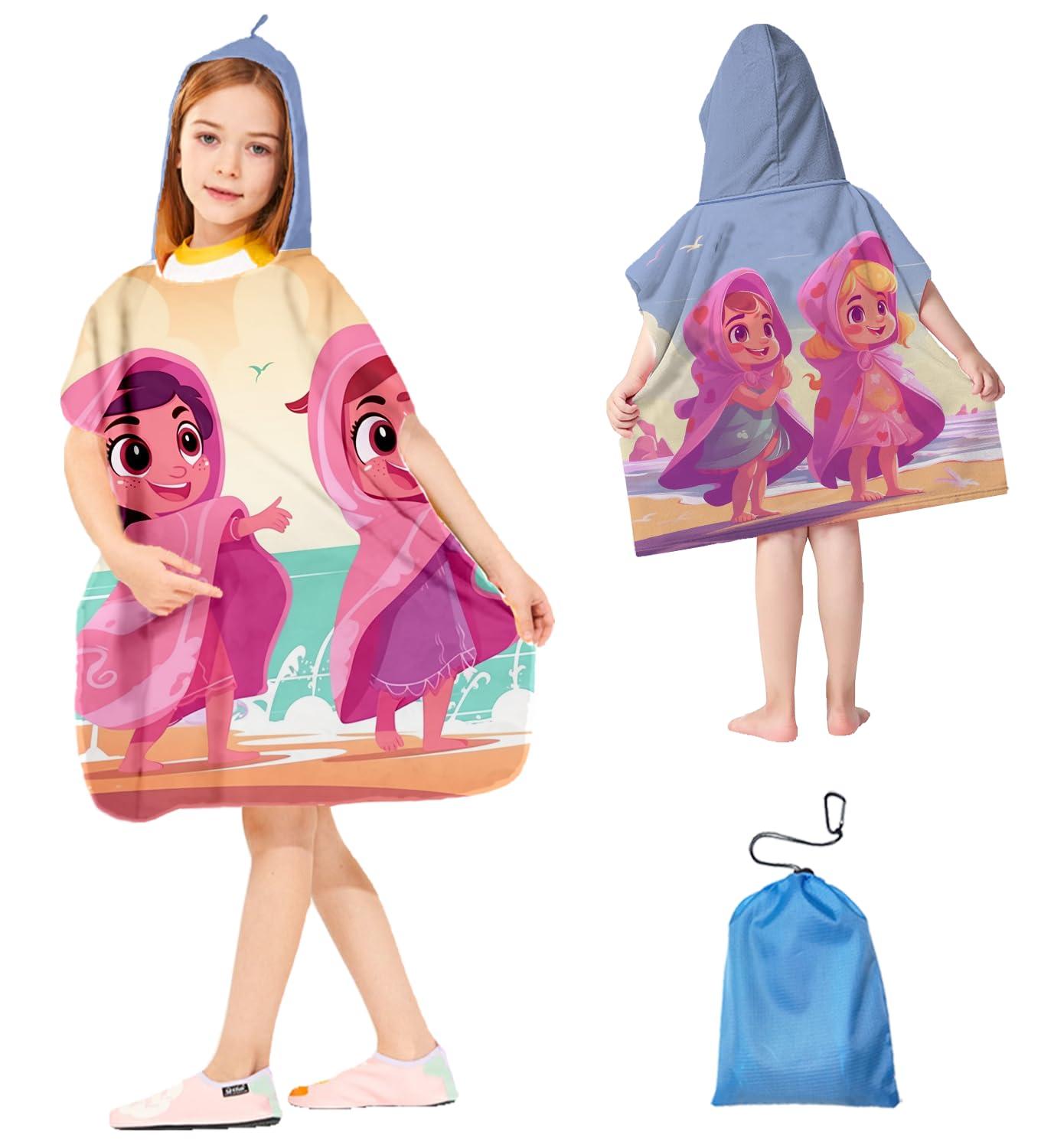 Super Soft Children s Terry Poncho | Baby Bathing Poncho with Hood ...