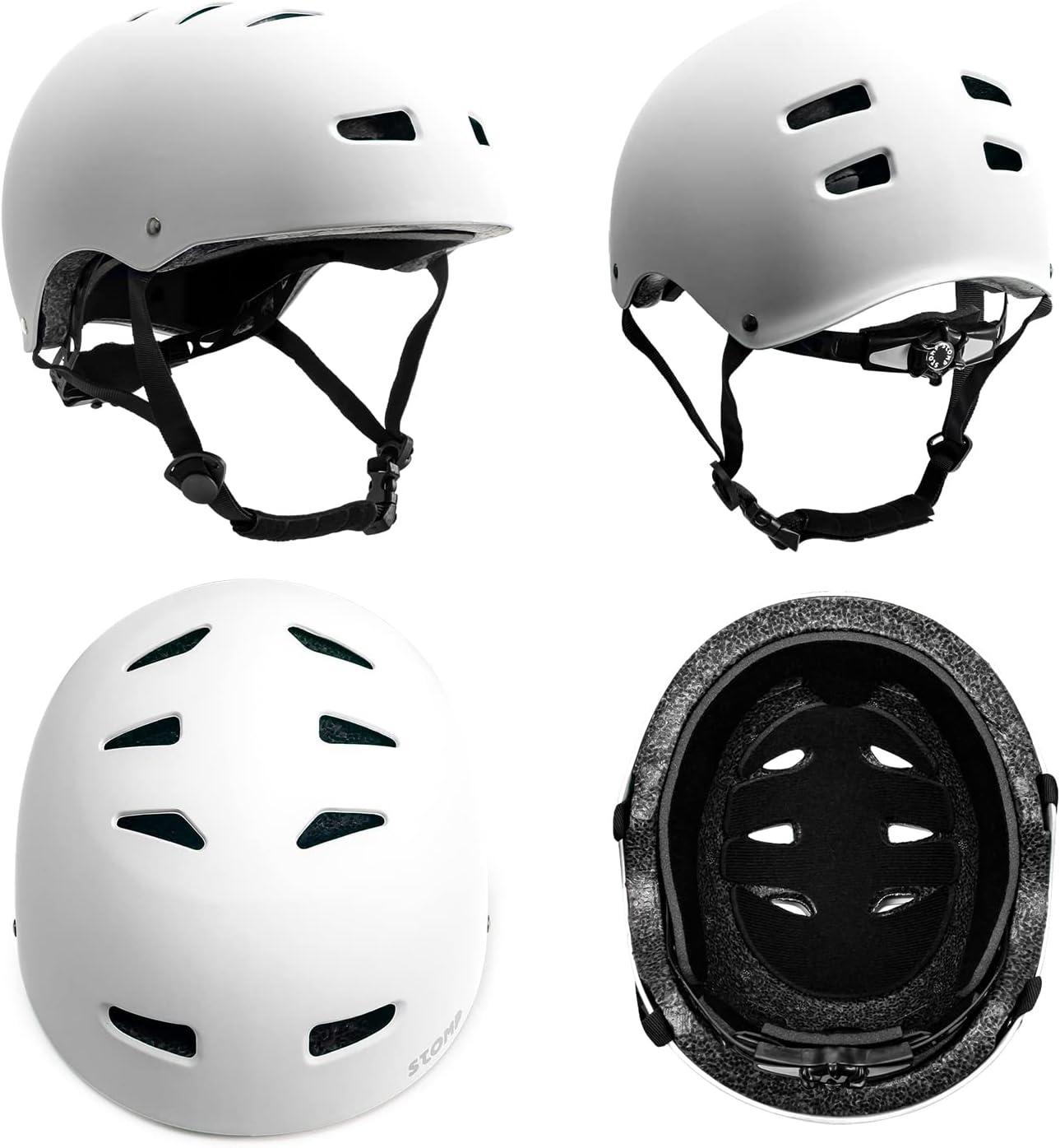 STOMP Skateboard Helmet - Removable Liners, Ventilation, Multi-Sport ...