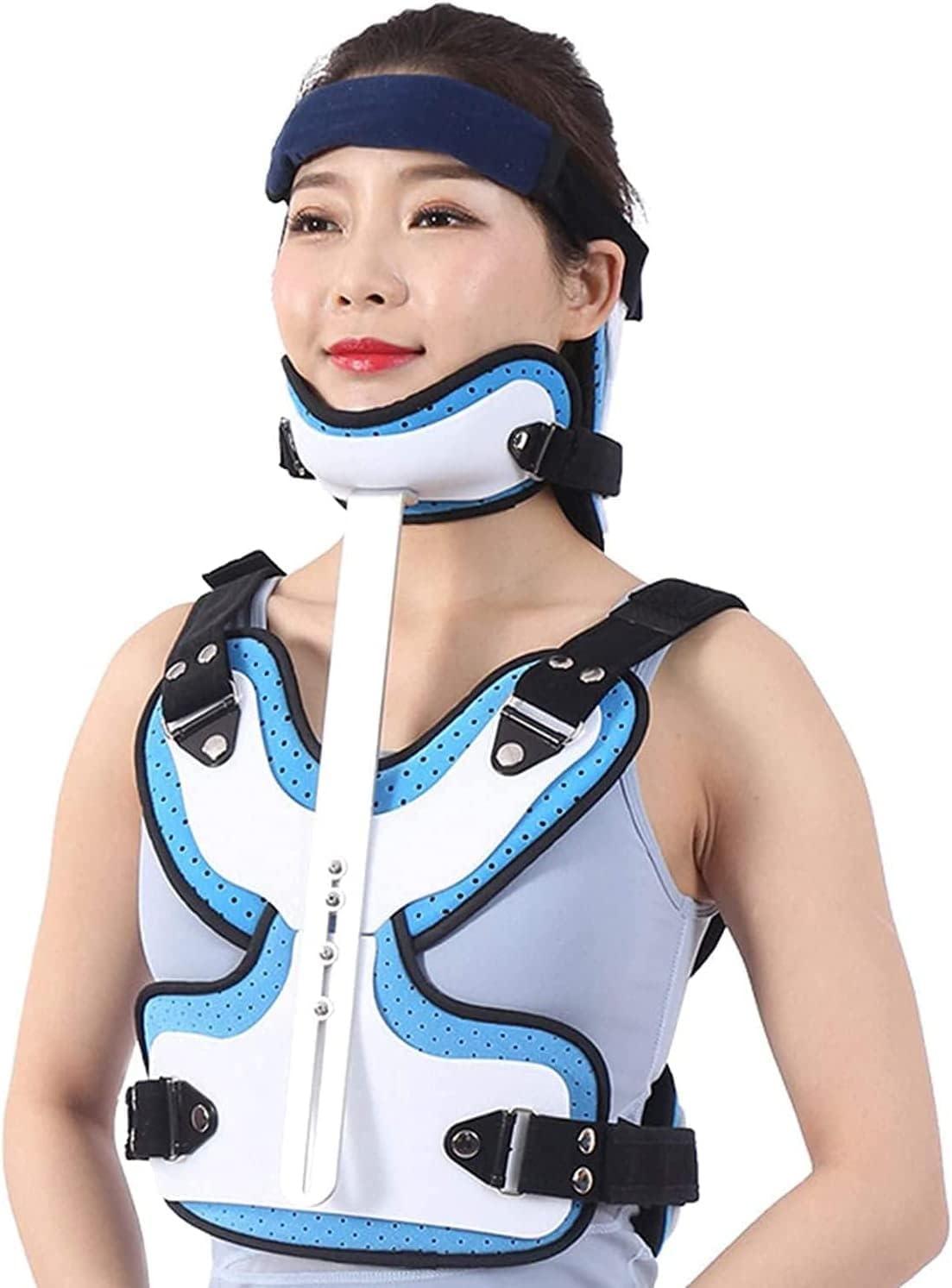 Safwel Neck Brace Collar - Long-lasting Cervical Traction Device for ...