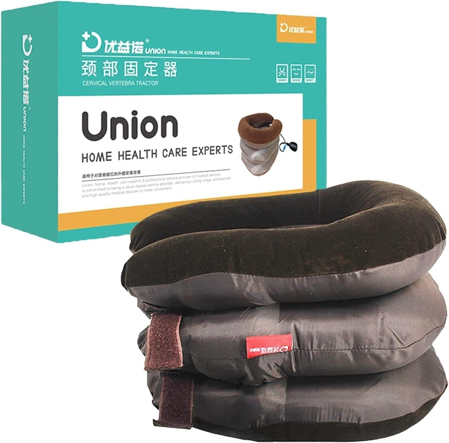 Safwel Samnuerly Cervical Neck Traction Device - Inflatable Neck Pain ...