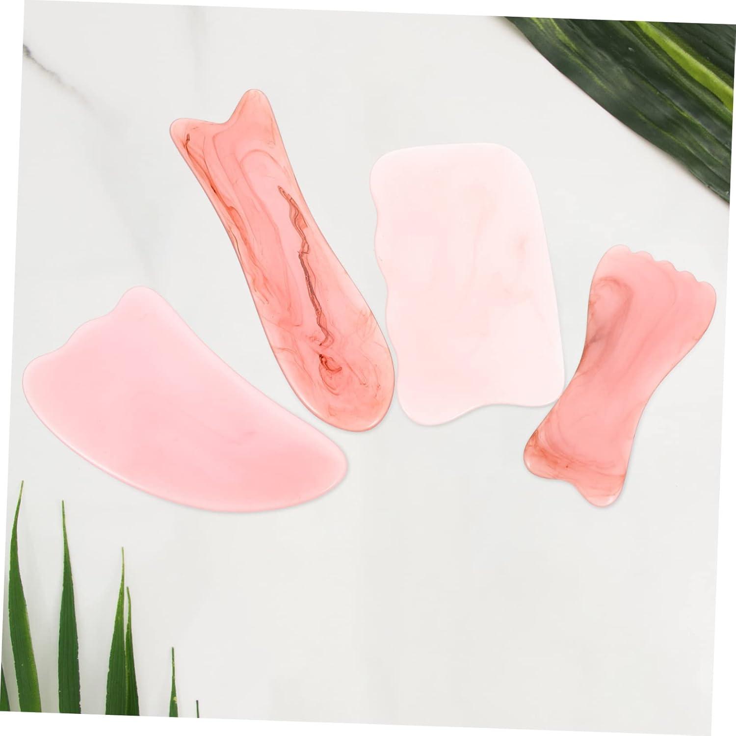 Buy Beavorty 4-Piece Body Scraping Tool Set Meridian Gua Sha Trigger ...