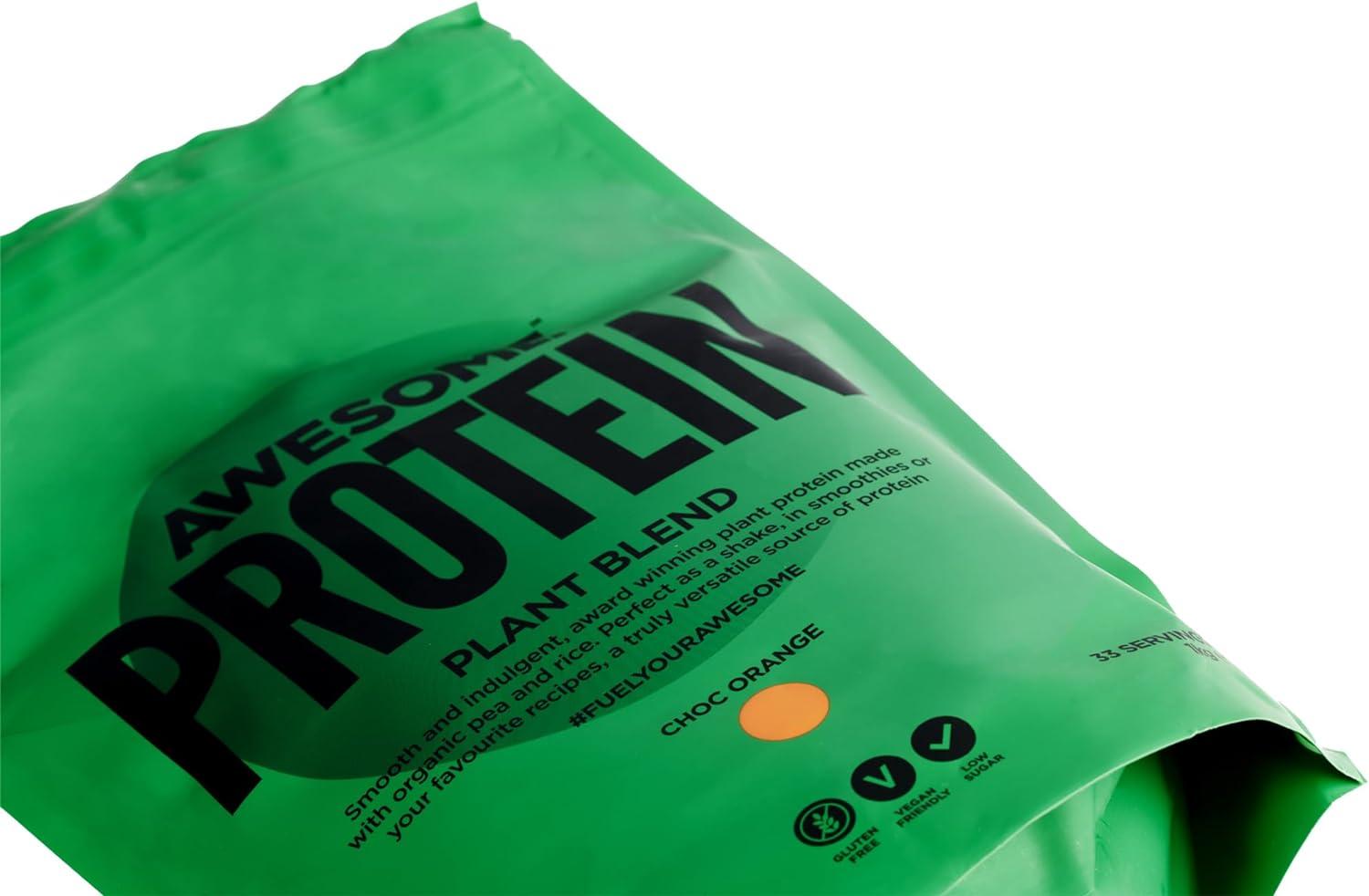 Ben Coomber Chocolate Orange Awesome Protein Powder | 1kg Vegan Organic ...