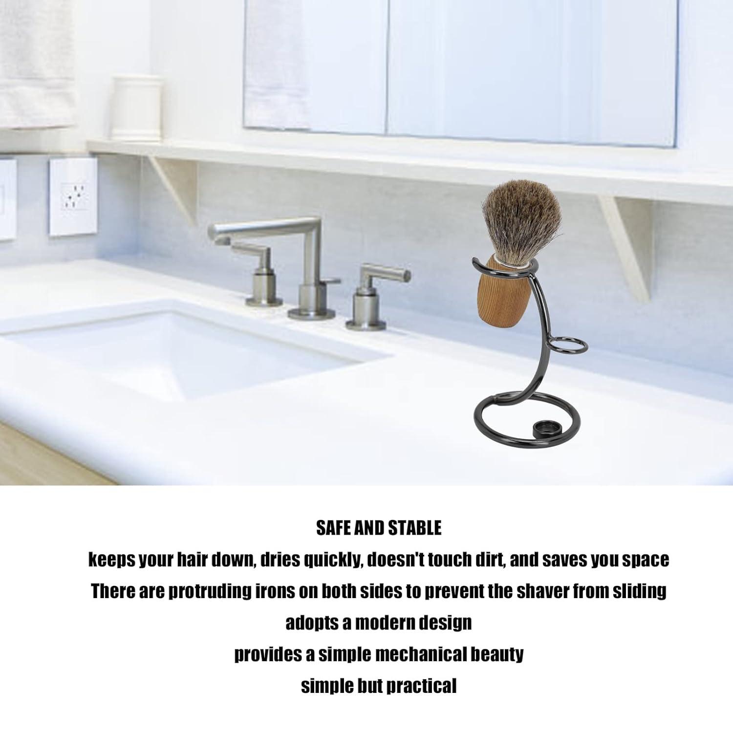 Stainless Steel Razor Holder - Modern Hygienic Stand for Men's Razors ...