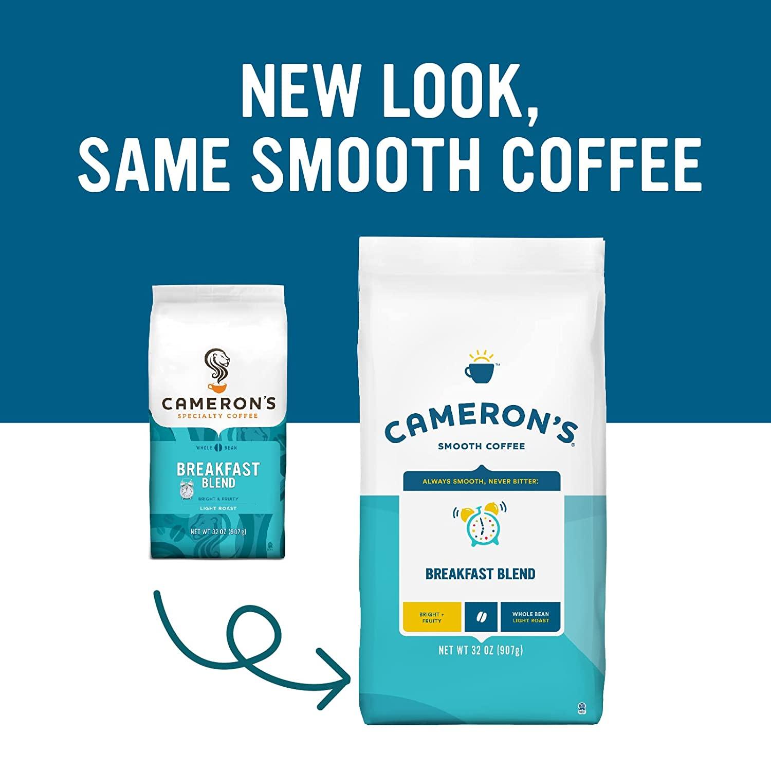 Cameron's Coffee Roasted Ground Breakfast Blend 32oz - 2lb Bag ...
