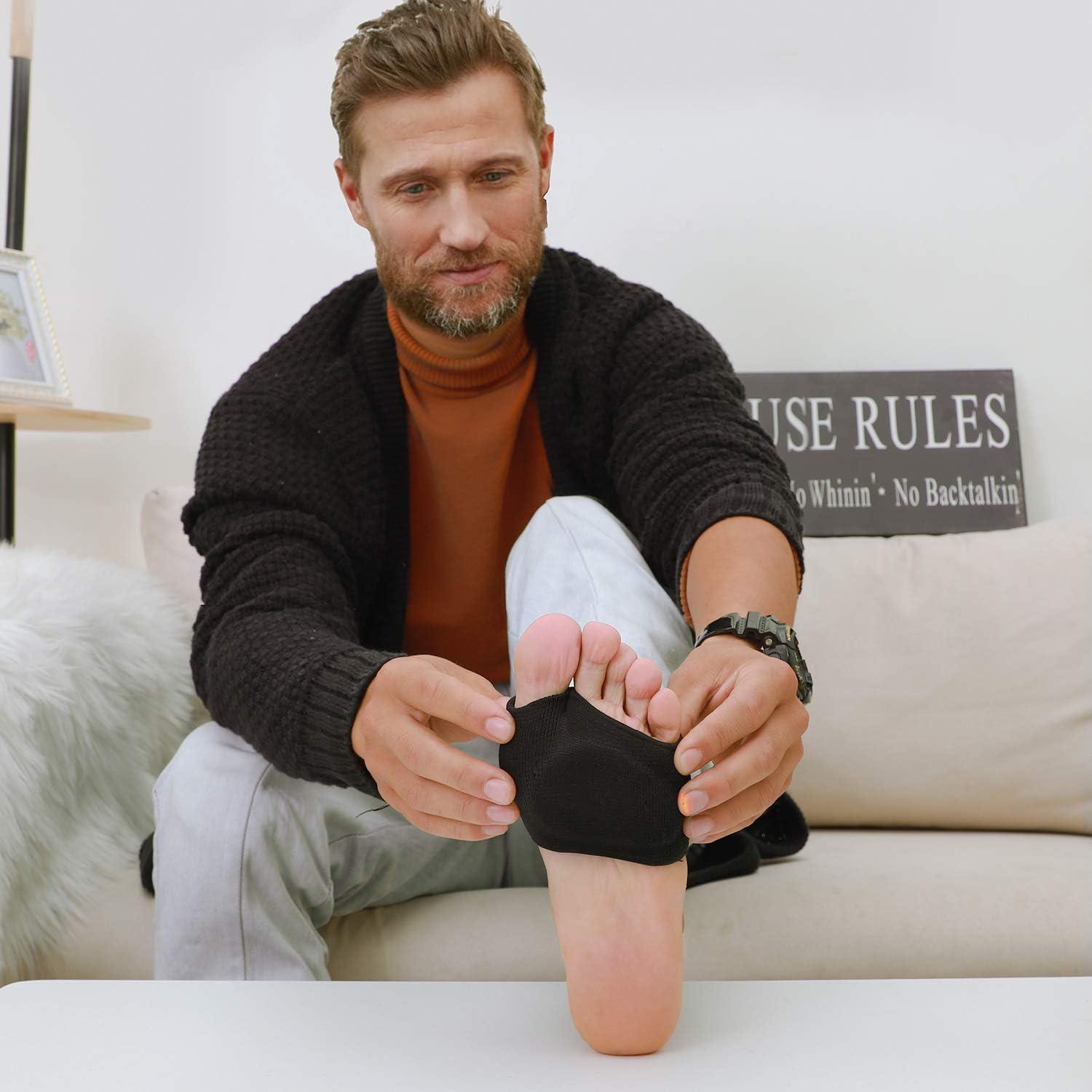 Metatarsal Sleeve Pads with Soft Gel Fabric - Forefoot Compression ...