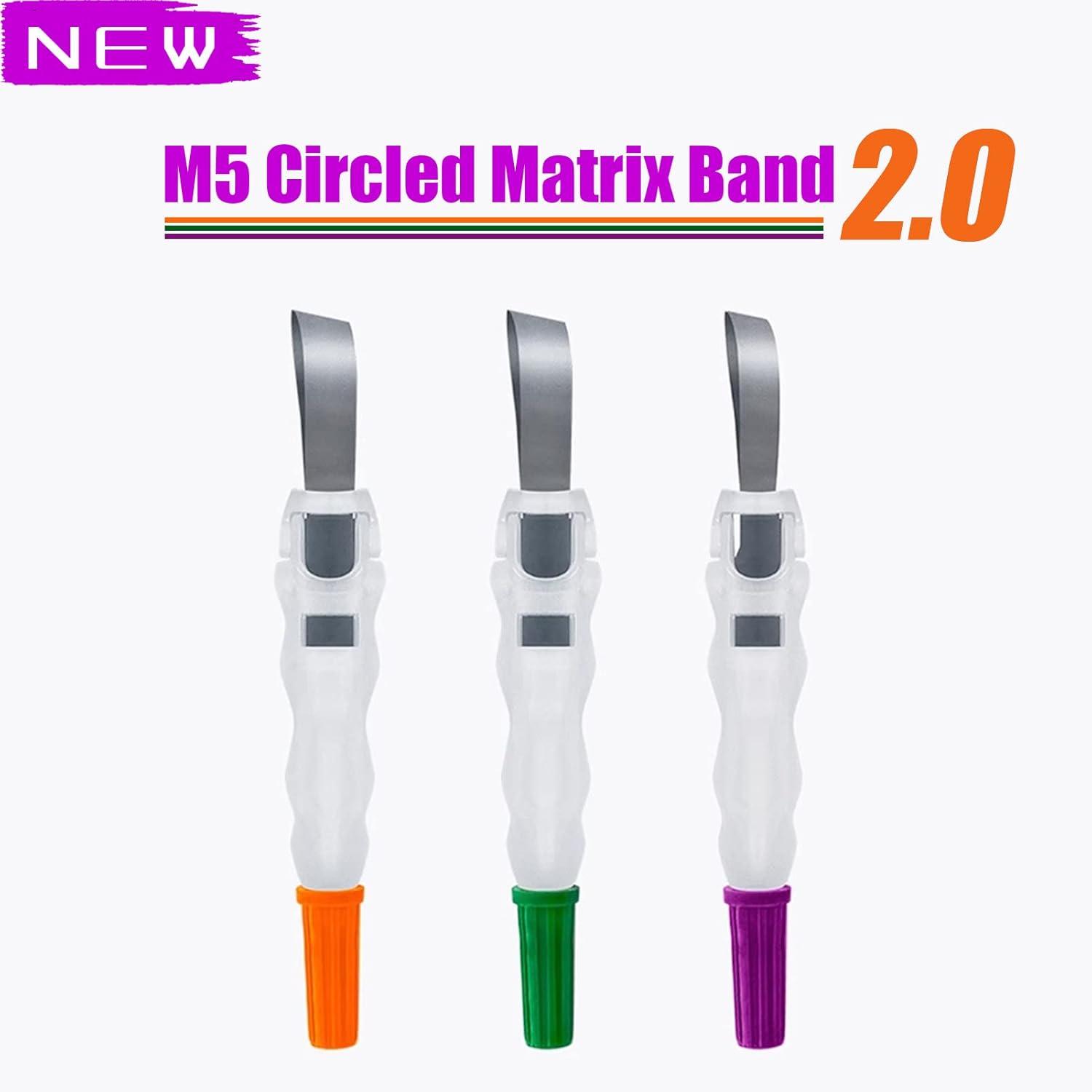 Dental Matrix Bands 24pcs Metal Restoration Matrix Band with 180 ...