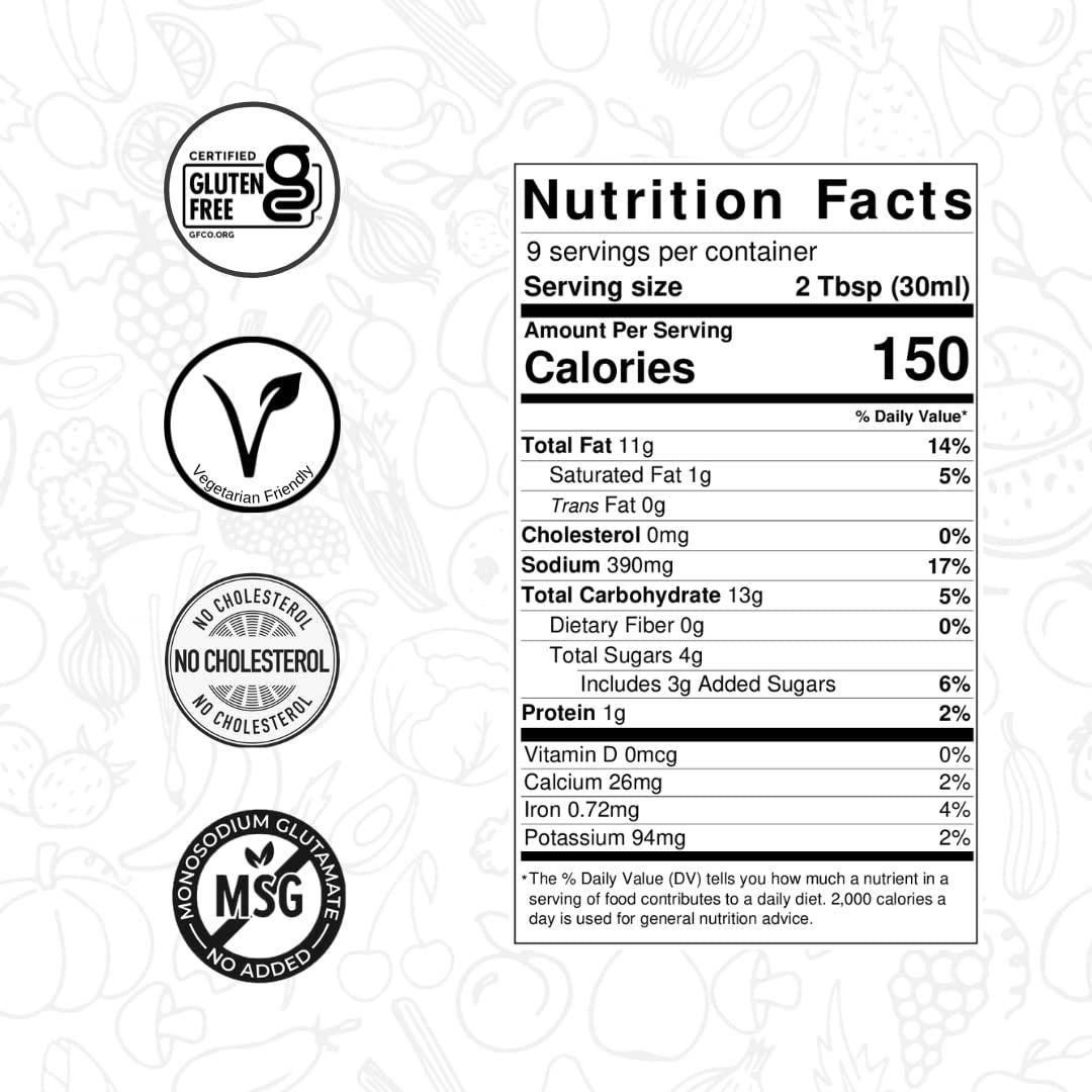 Pietro Sesame and Miso Salad Dressing 9.3 Oz. - Gluten-Free, Vegan, MSG ...