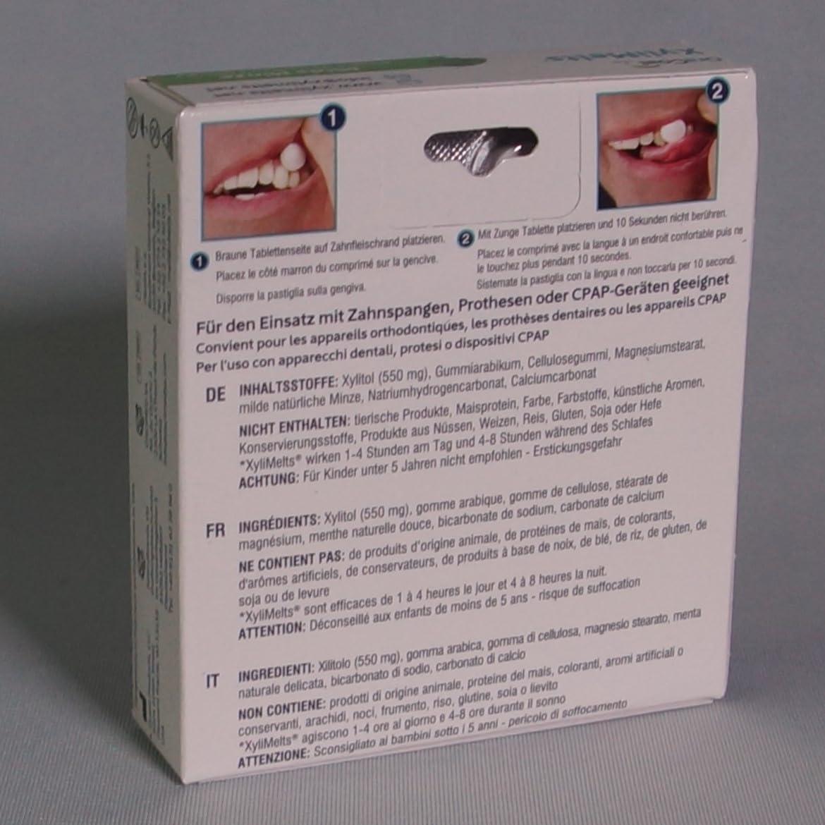 OraCoat XyliMelts 80 Adhesive Tablets for Caries and Dryness Discreet ...