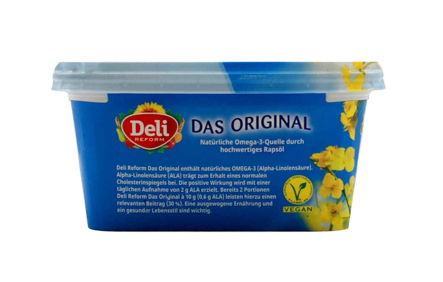 Deli Reform Original Margarine - Pack of 4 (4 x 500g) | Premium Vegan ...