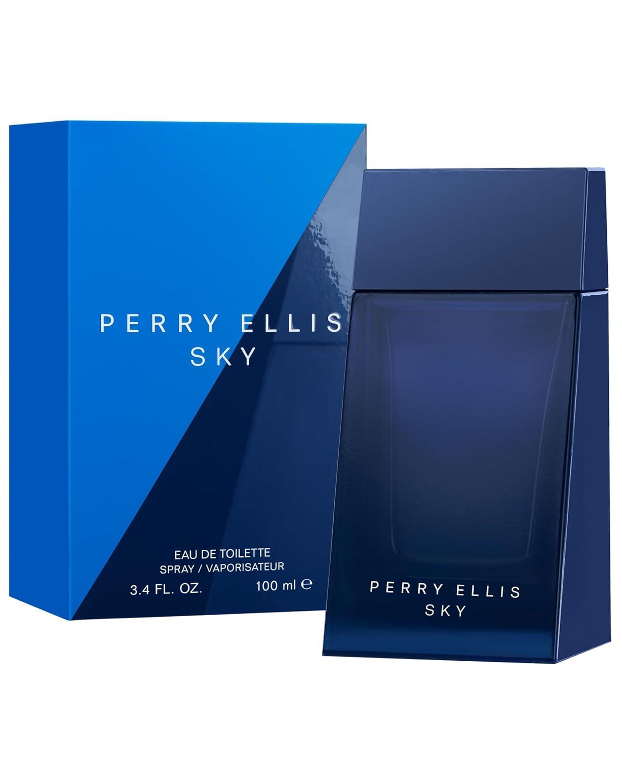 Perry Ellis Sky 4-Piece Men's Gift Set - 3.4 oz eau de toilette 1.7 oz ...