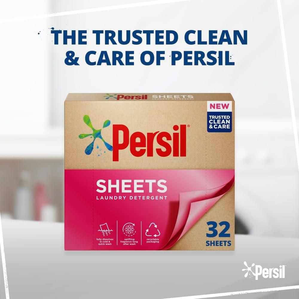 Persil Laundry Detergent Sheets - Uplifting Fragrance - Biodegradable ...