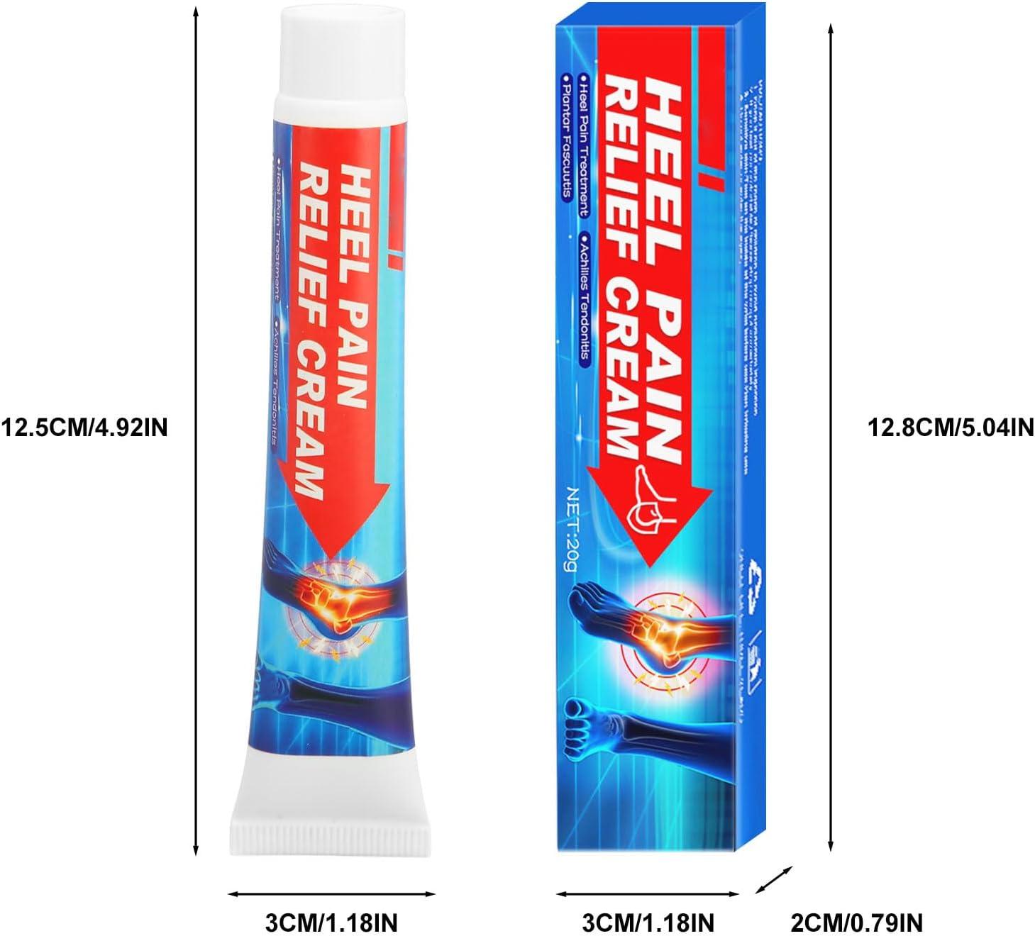 2pcs Heel Ointment 20g - Foot Pain Relief Cream for Cramps, Soreness ...