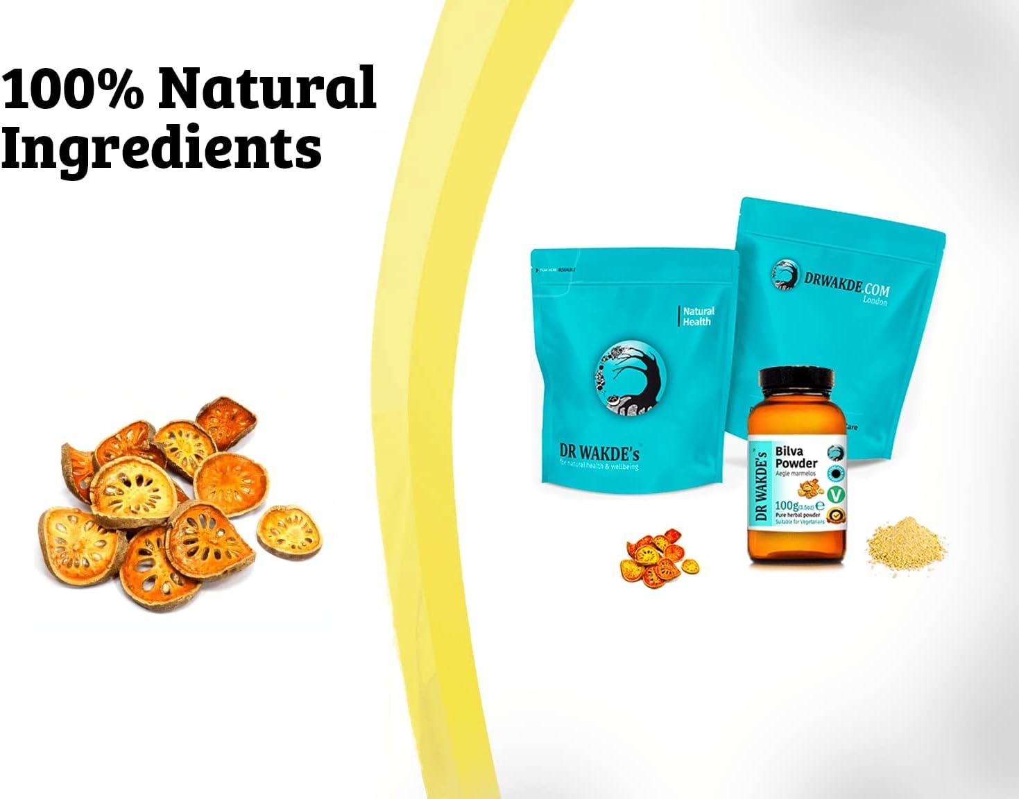 Dr. Wakde's Bilva Fruit Powder 500g - Pure Raw & Dried | Ayurvedic Herb ...