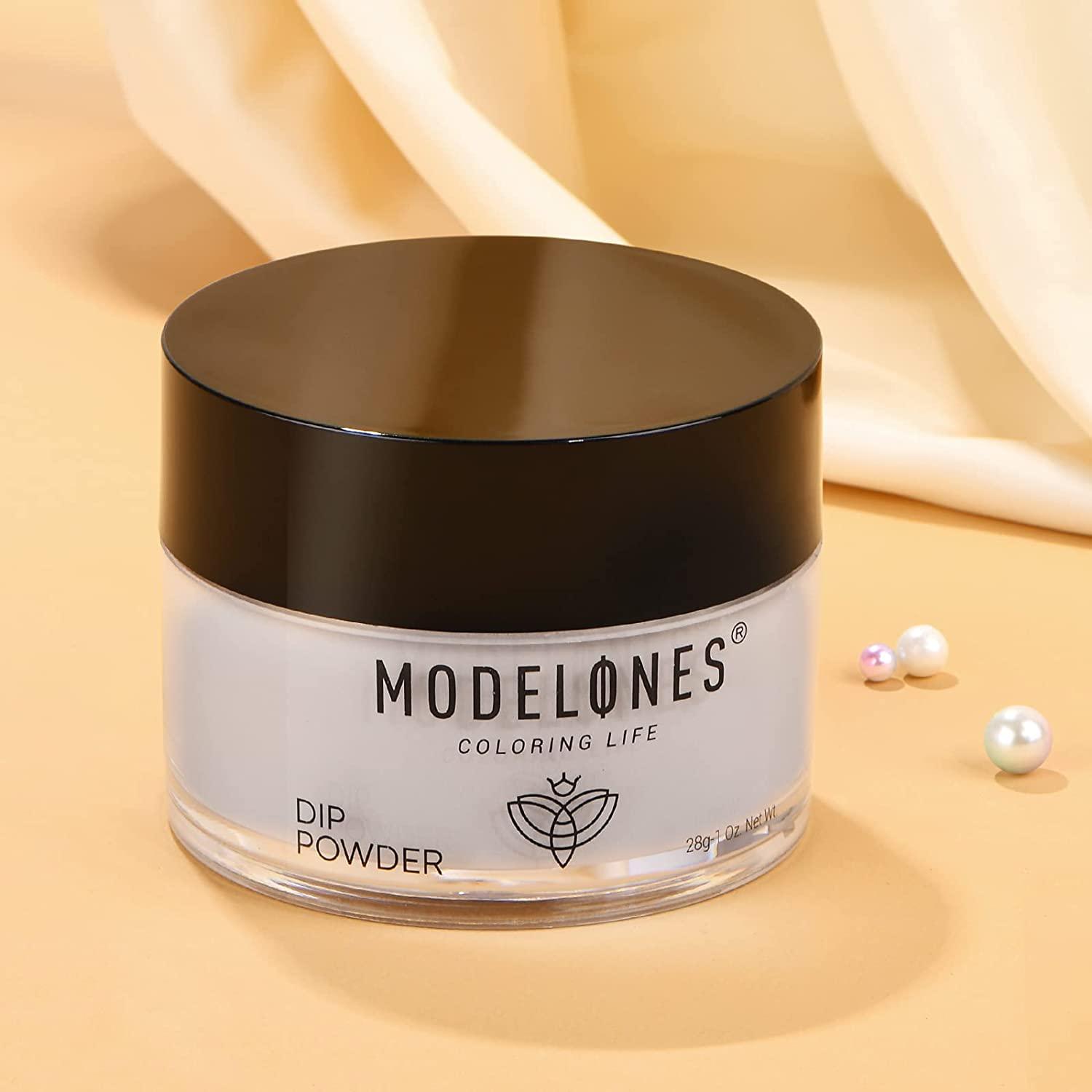 Modelones Dip Powder Gray Color Nail Dipping Powder 1 Oz - Pro ...