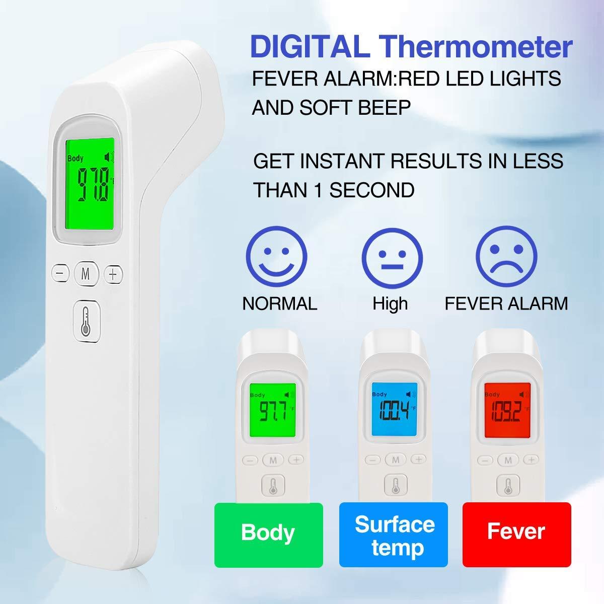 Infrared Non-Contact Forehead Thermometer for Adults & Kids | Fever ...