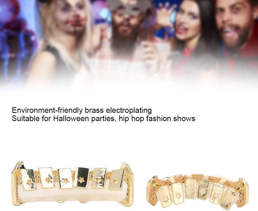 Brass Teeth Set - Hip Hop Prop Accessories for Halloween | Unique Party ...