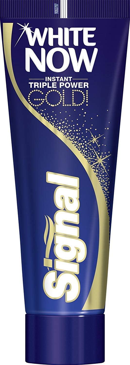 Signal White Now Gold Toothpaste 75ml (3-Pack) - Brighten Your Smile ...