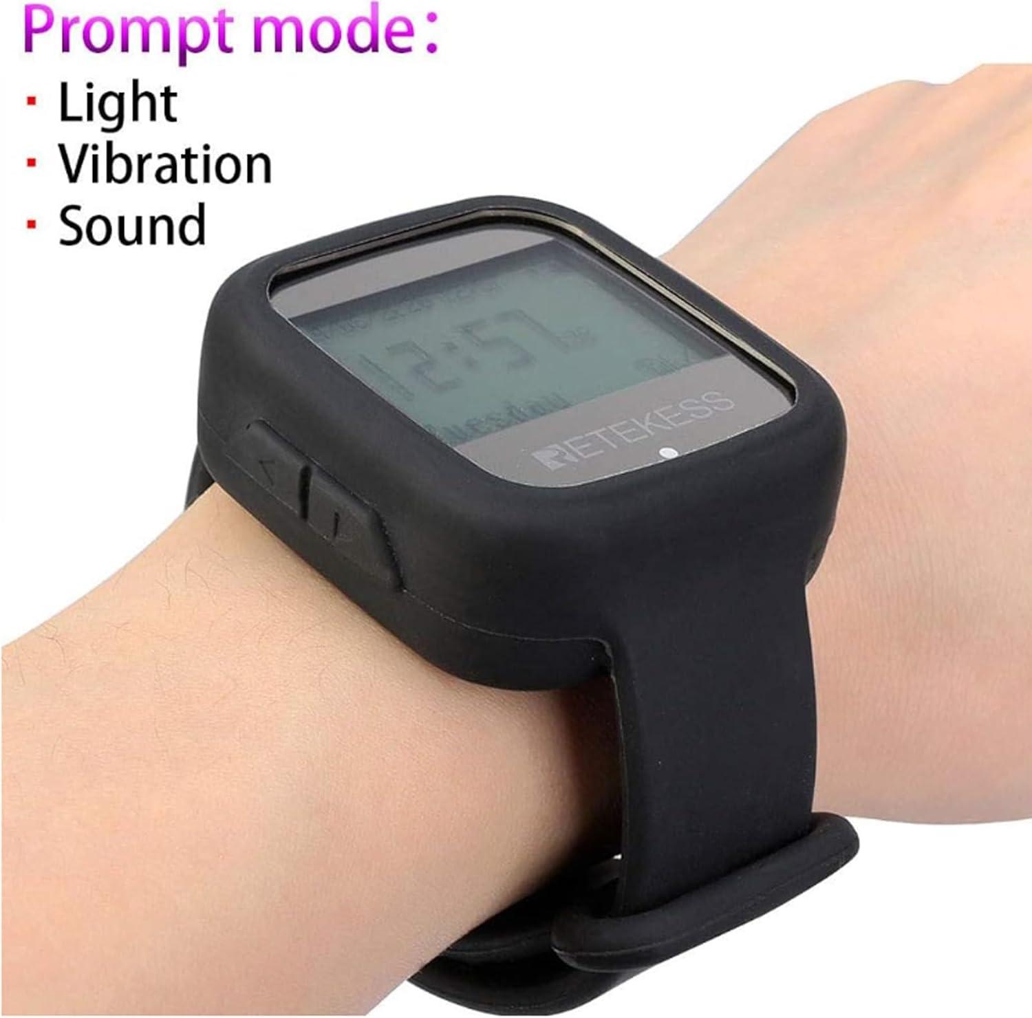 Retekess TD106 Waterproof Watch Receiver for Restaurant Paging System ...