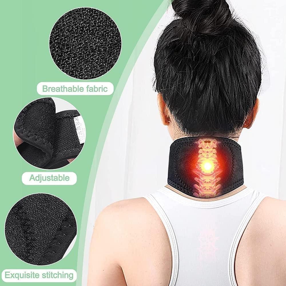 Buy Lab Standard Neck Support Turmaline Self-Heating Belt for Migraine ...